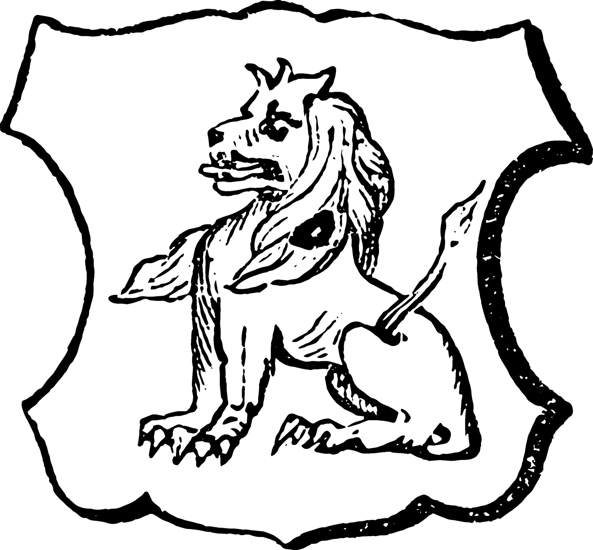 Lion Sejant Are French Word For Sitting Vintage Engraving 35035411 lion-sejant-are-french-word-for-sitting-vintage-engraving-35035411