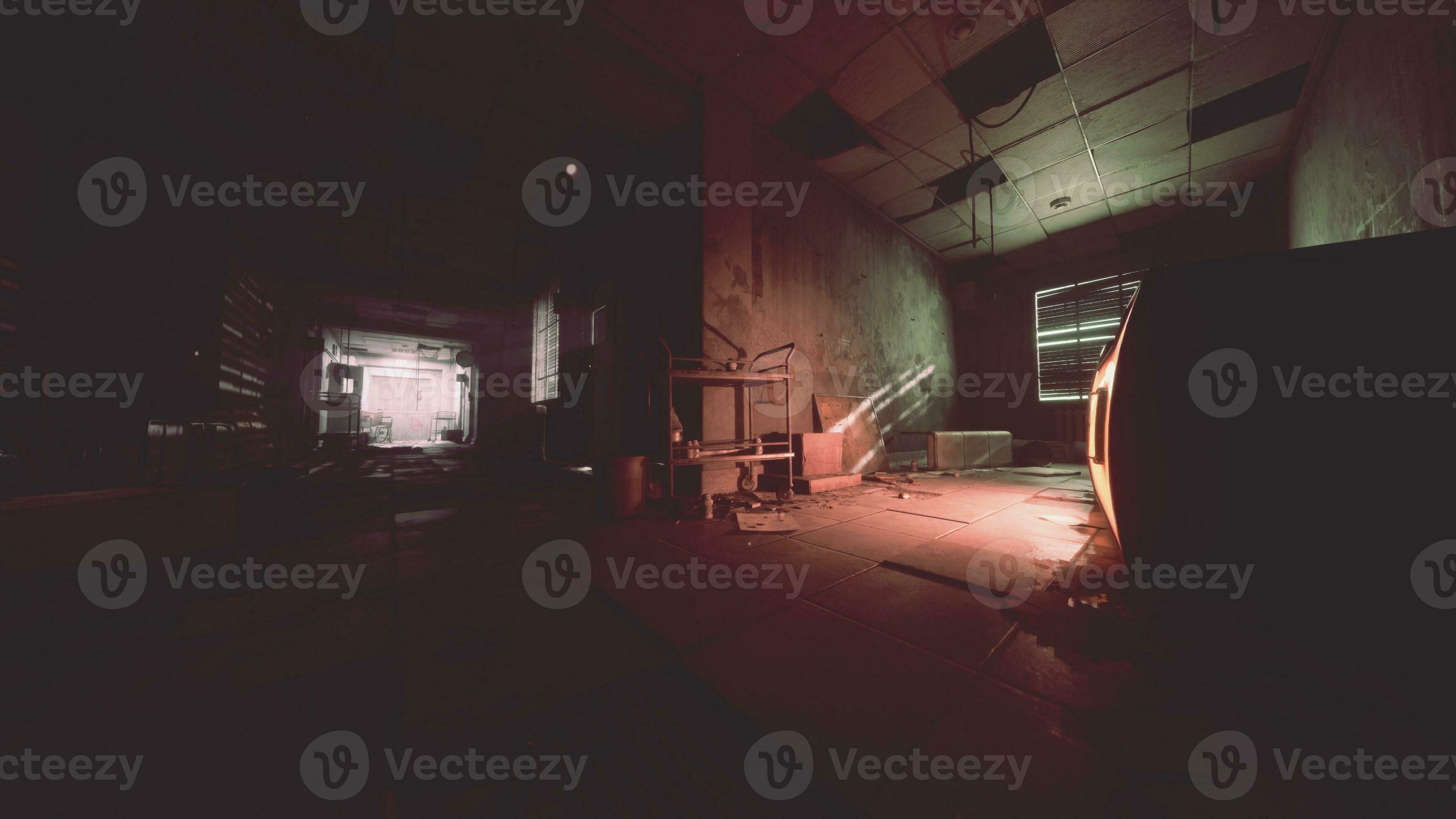 Set up view of dark room abandoned in the Psychiatric Hospital 35037275 ... Set up view of dark room abandoned in the Psychiatric Hospital 35037275 ...