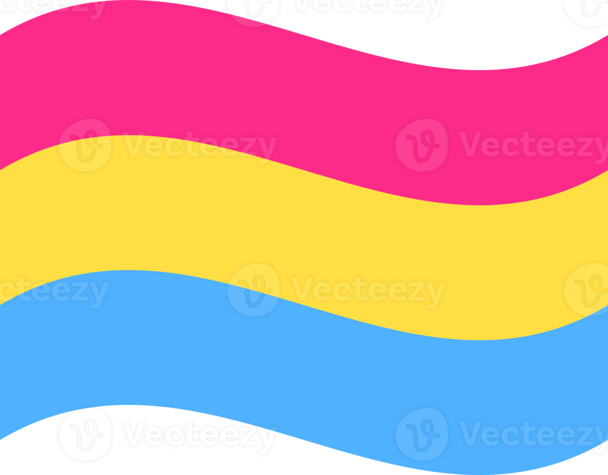 Pansexual Pride Flag In Shape Lgbt Flag In Shape 35038546 Png
