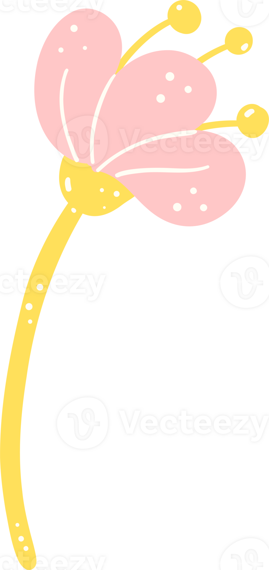 pink flower cartoon 35041690 PNG