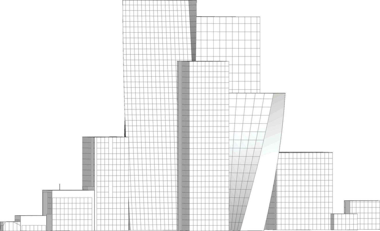 Cityscape, Building perspective, Modern building in the city skyline ...