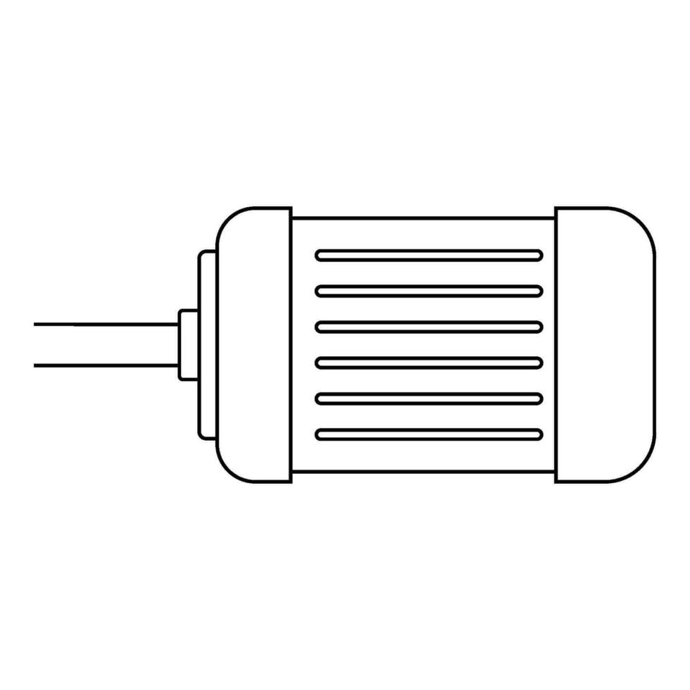 Electric Motor Icon Vector 35059294 Vector Art At Vecteezy