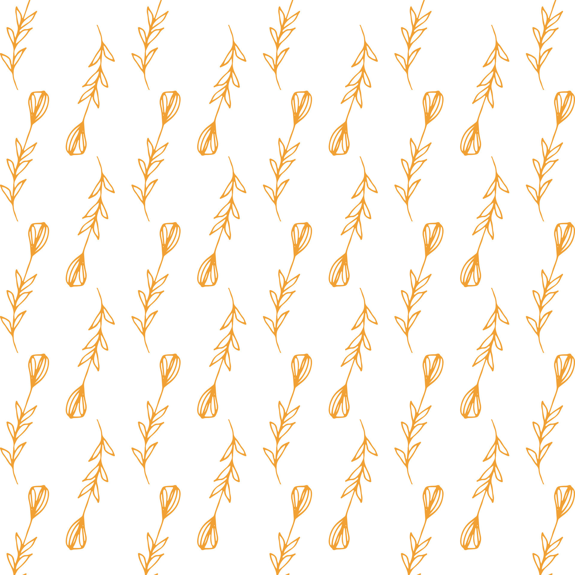 Botanical flower pattern. Seamless nature vector 35059411 Vector Art at ...