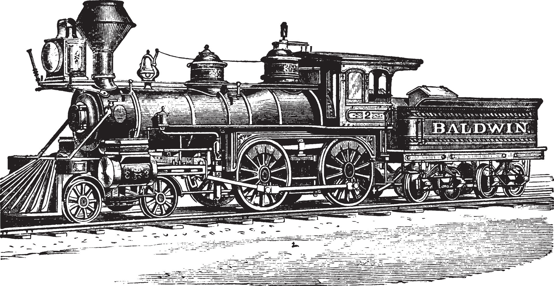 Baldwin engine, vintage illustration. 35069596 Vector Art at Vecteezy