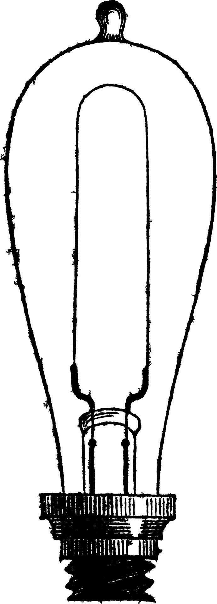 Incandescent Lamp Or Carbon Filament Lamp By Thomas Alva Edison