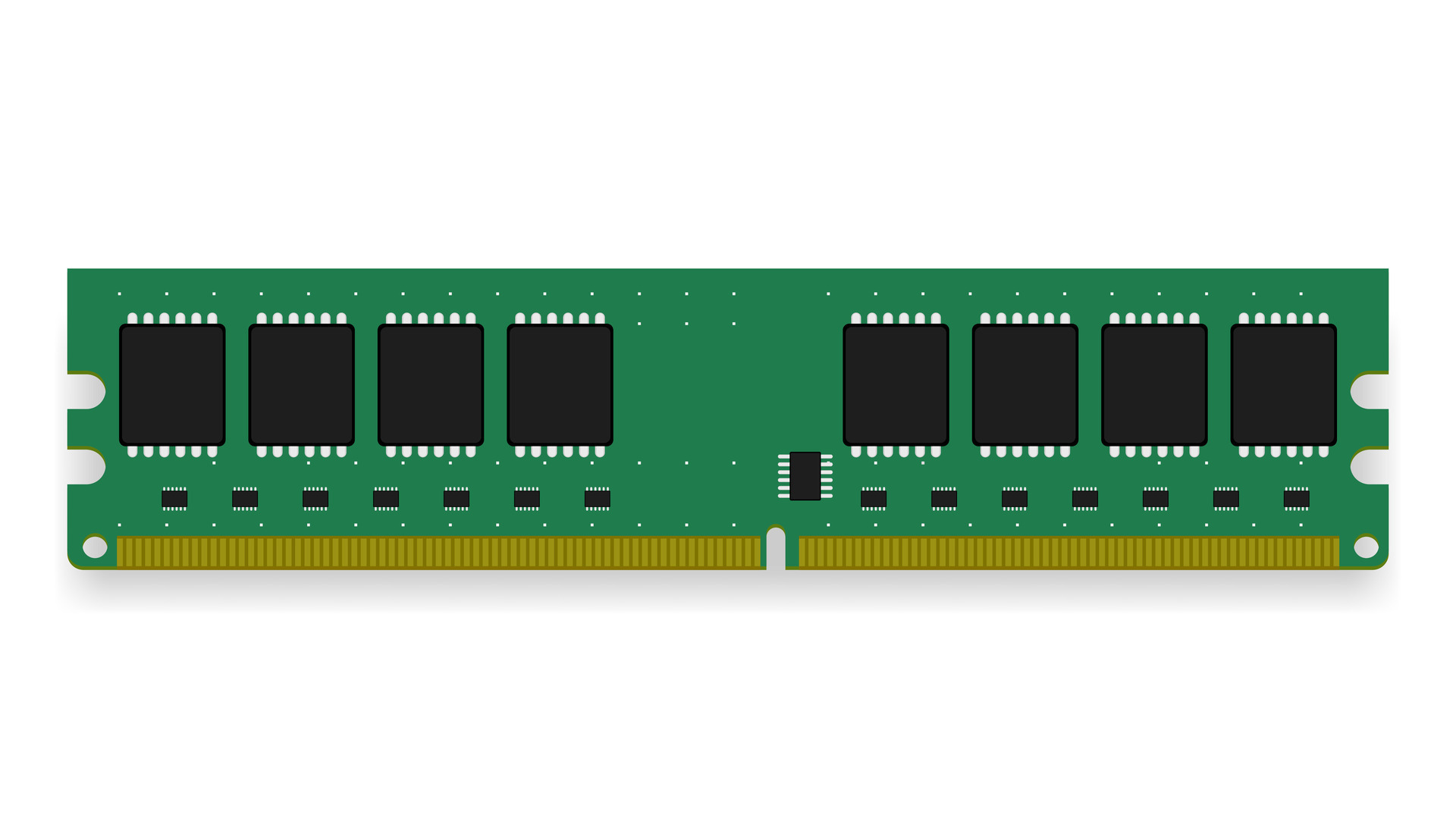Computer memory, ram, computer accessories, vector. 35081039 Vector Art ...