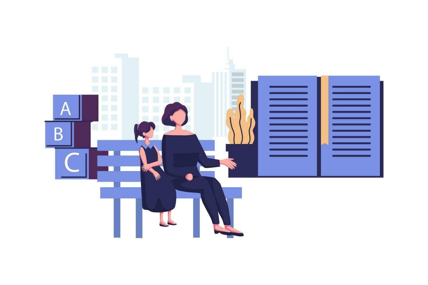 parent contribution to children education vector flat illustration design 35084033 Vector Art at ...