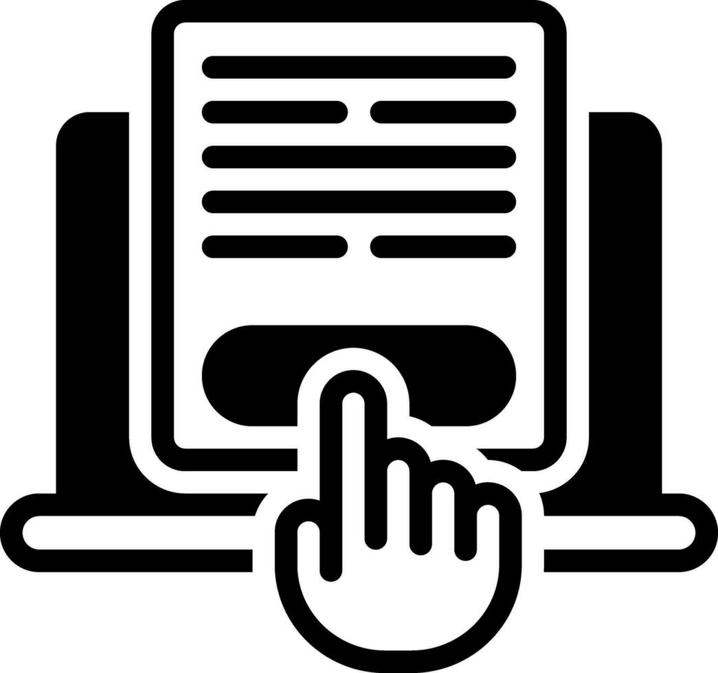 solid icon for submitting 35087959 Vector Art at Vecteezy