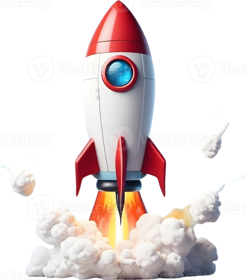 Ai Generated Cartoon Rocket Space Rocket Illustration 35088521 Png