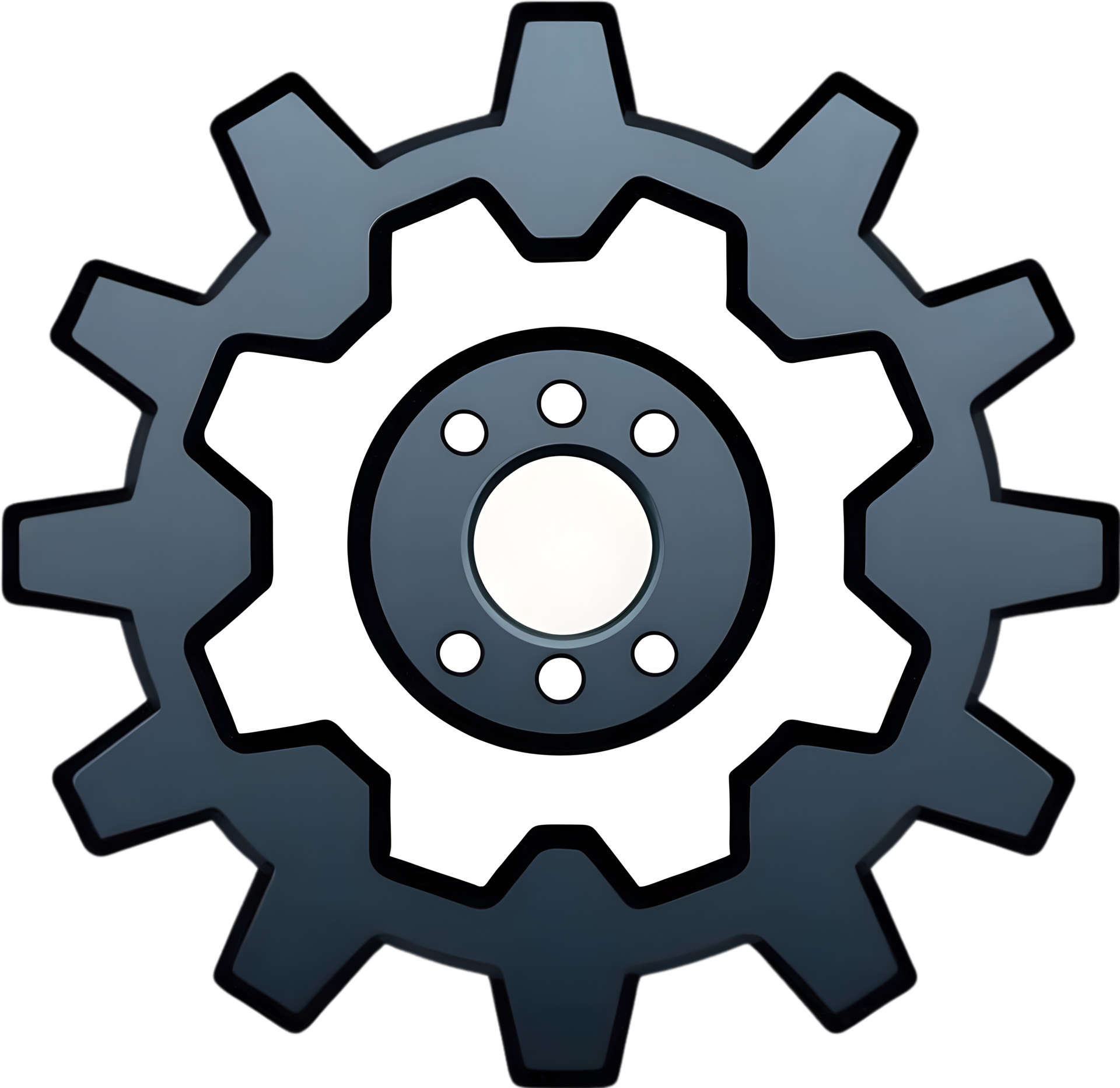 AI generated a gear wheel with a cog wheel on it ai generative 35093716 PNG