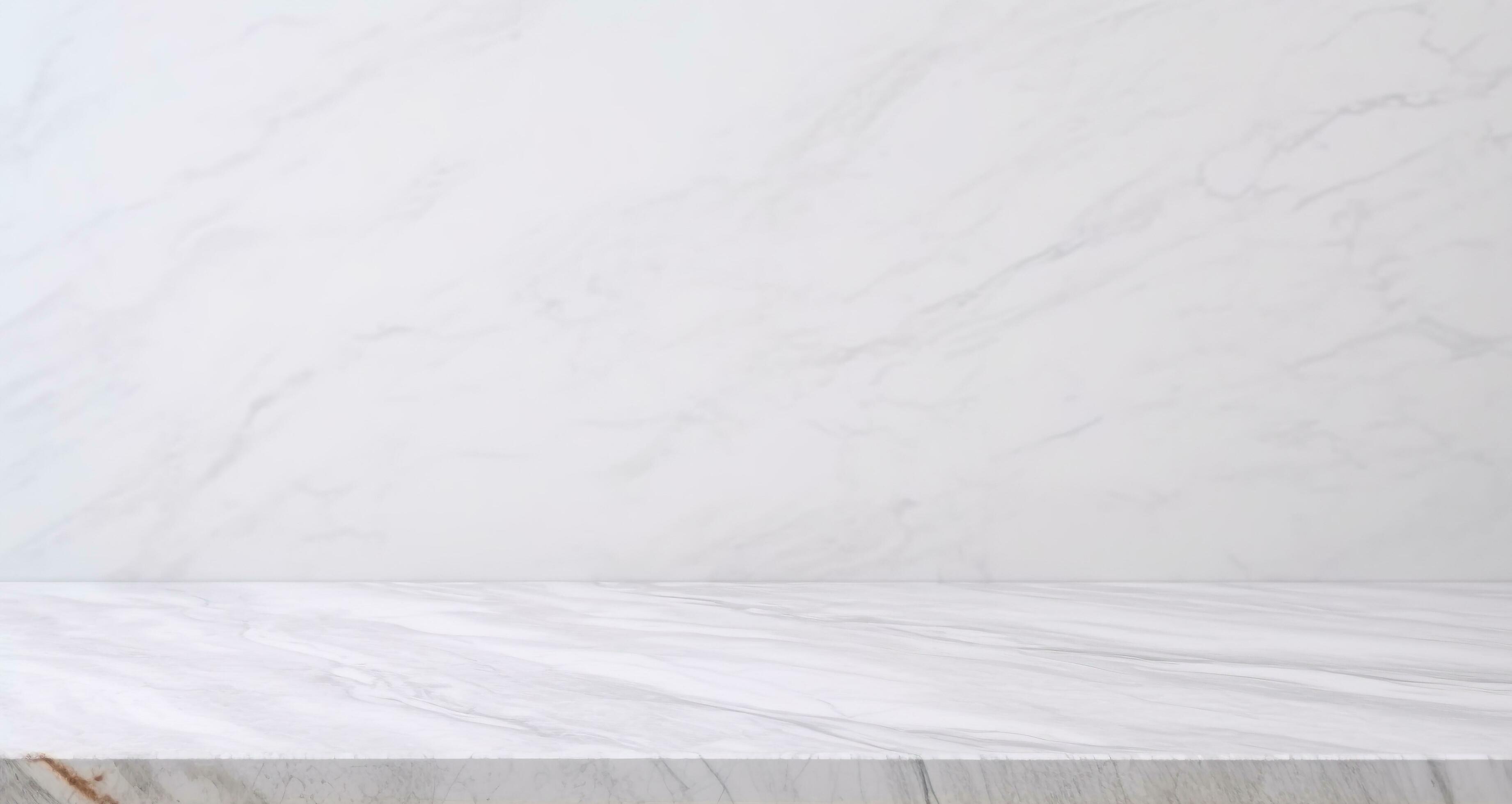 AI generated Blank empty wooden round tabletop over blur city night view background, mock up and ...