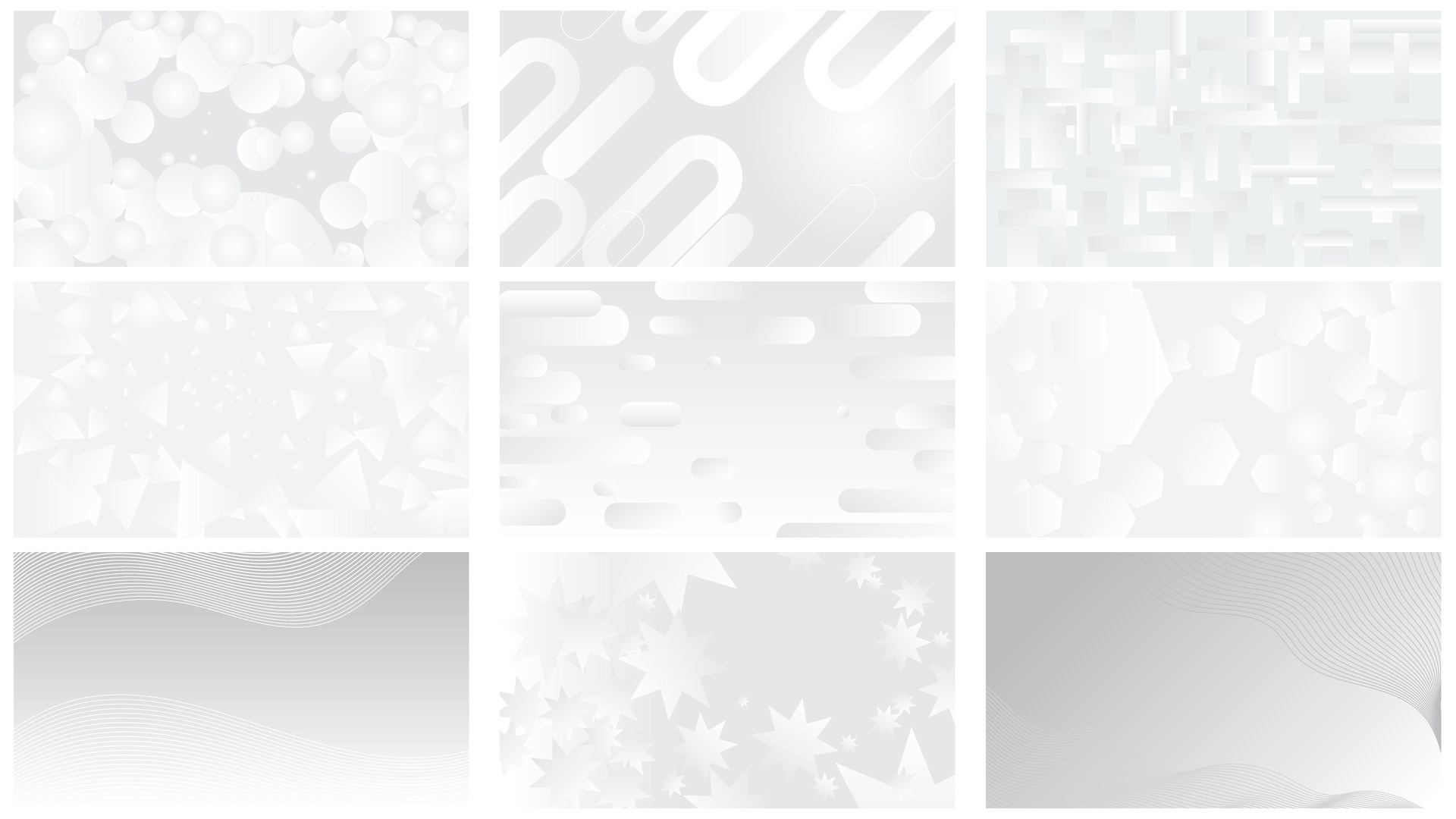 Abstract vector set background set white background in modern abstract ...