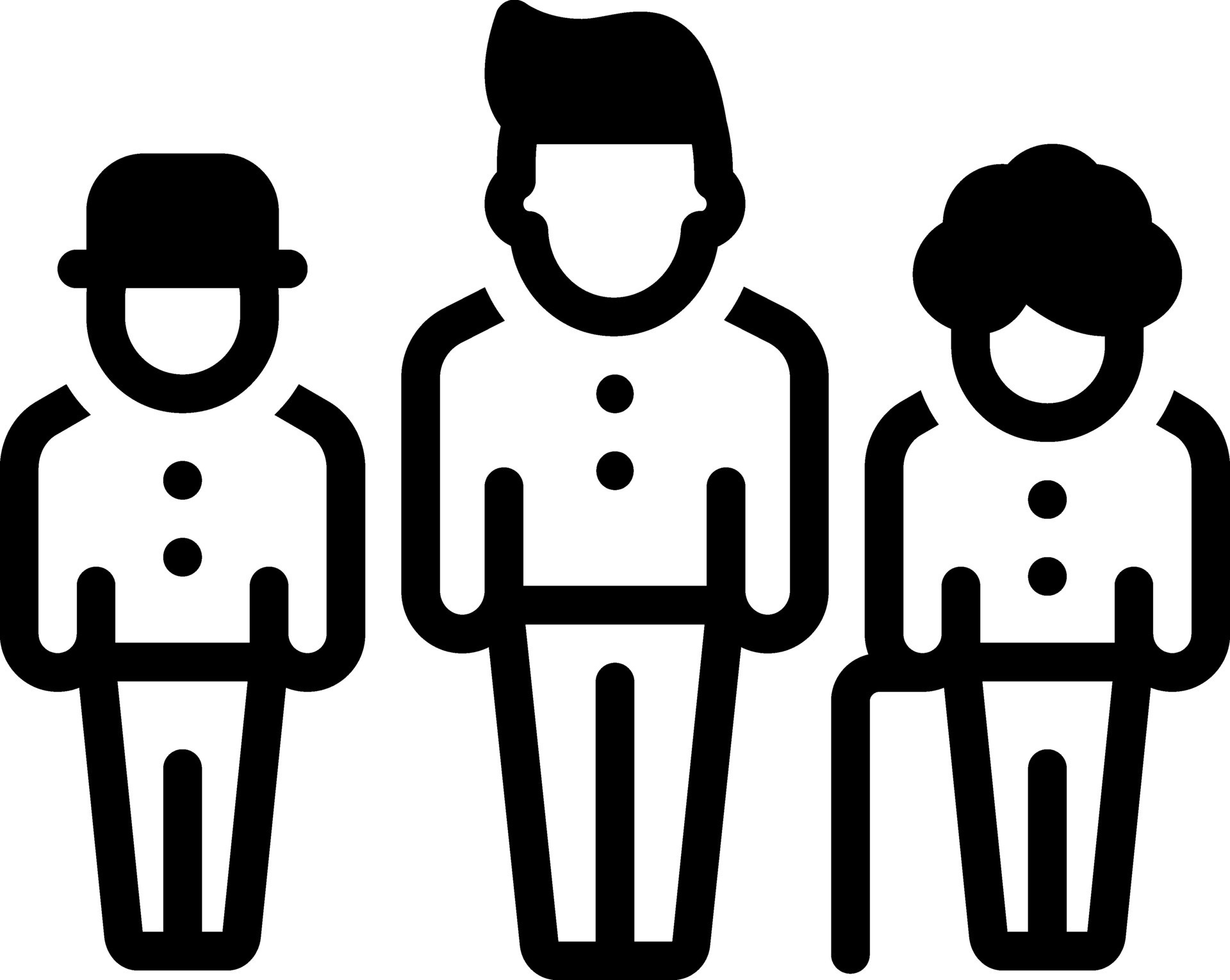 solid icon for generations 35117766 Vector Art at Vecteezy