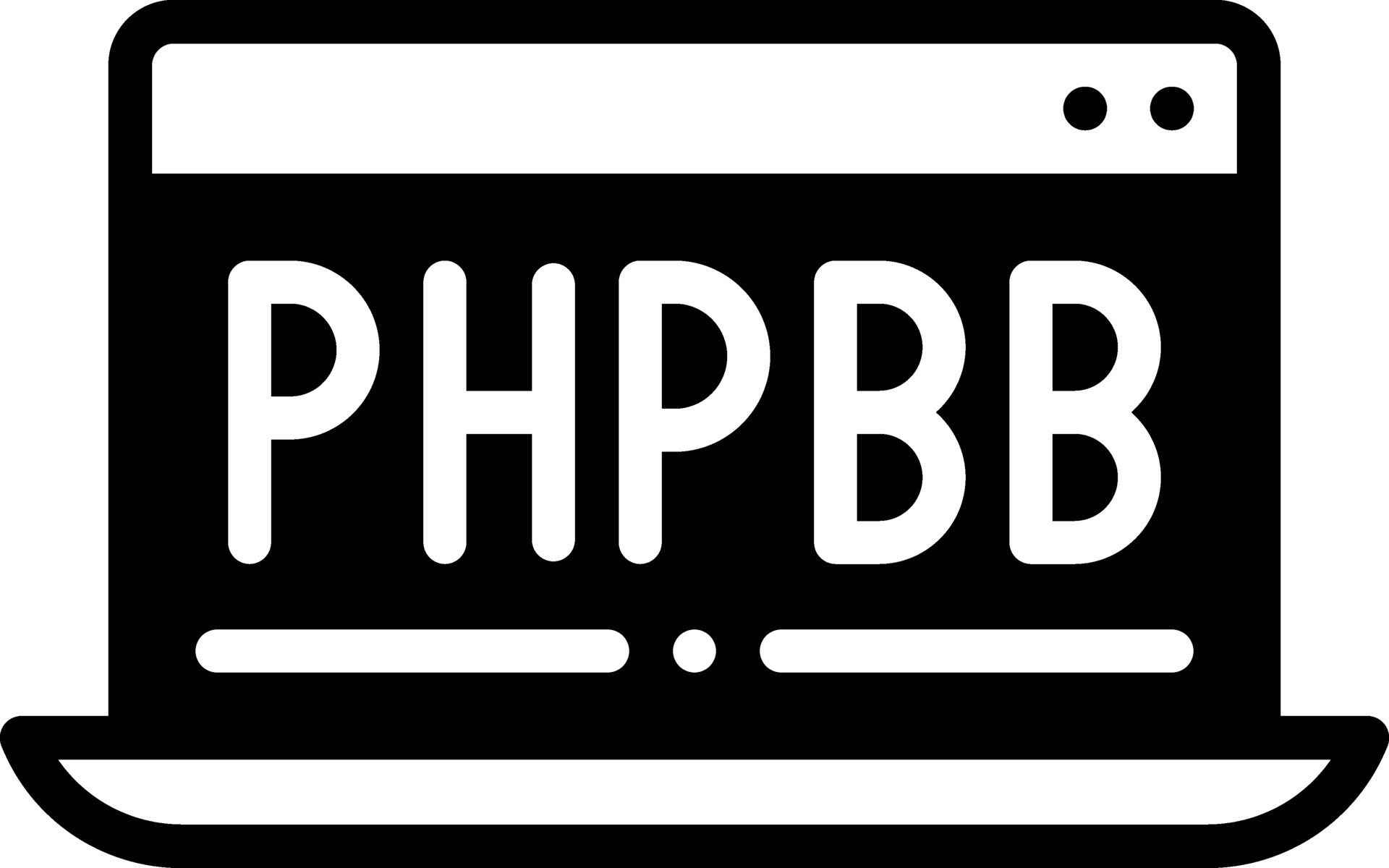 solid icon for phpbb 35119261 Vector Art at Vecteezy