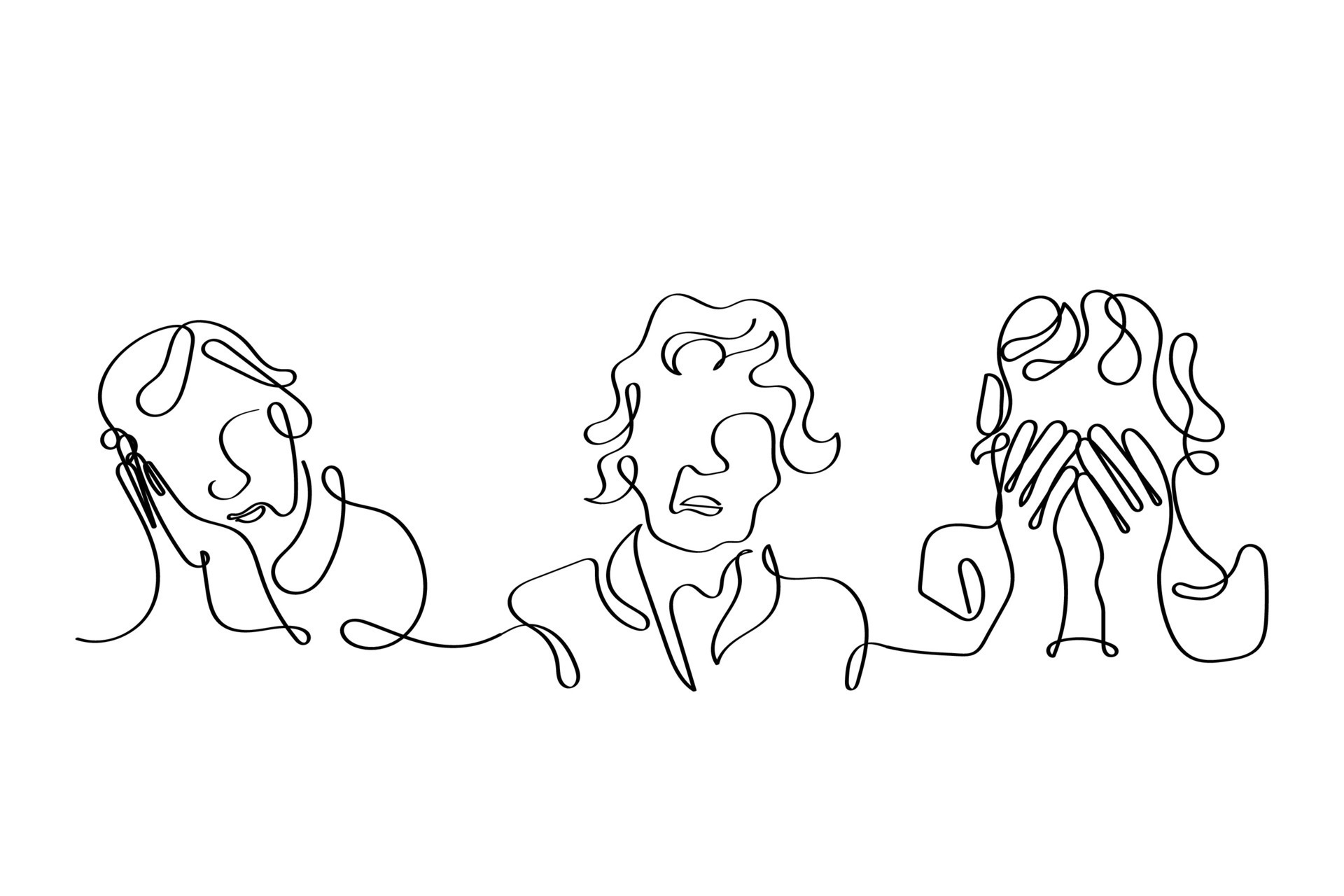 Elderly Mental Health Art 35122340 Vector Art At Vecteezy
