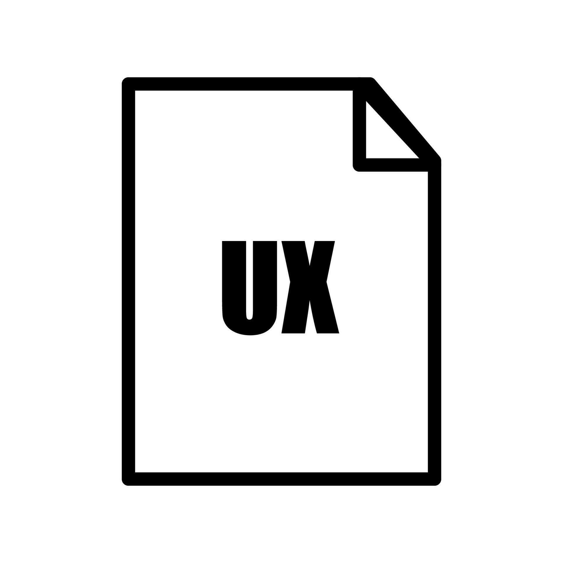 Vector line icon file UI UX for your office software and web ...