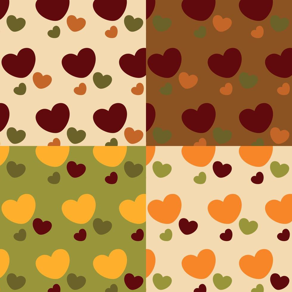 Heart Pattern Background Textured Heart Background Abstract Pattern