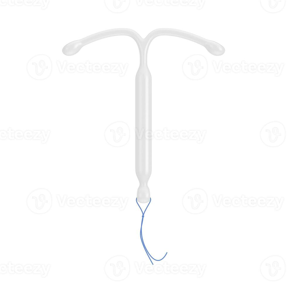 Birth Control Concept T Shape Iud Hormonal Intrauterine Device 3d Rendering 35129884 Stock