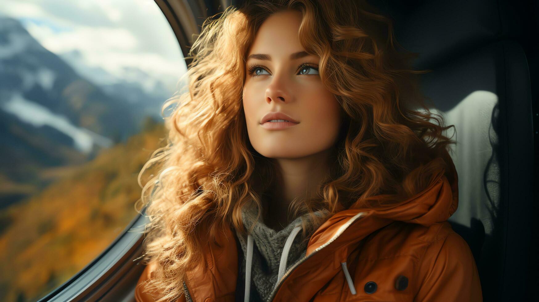 Ai Generated Travel Blogger And Adventurer Who Inspires Adventurers To Go Outside The Train