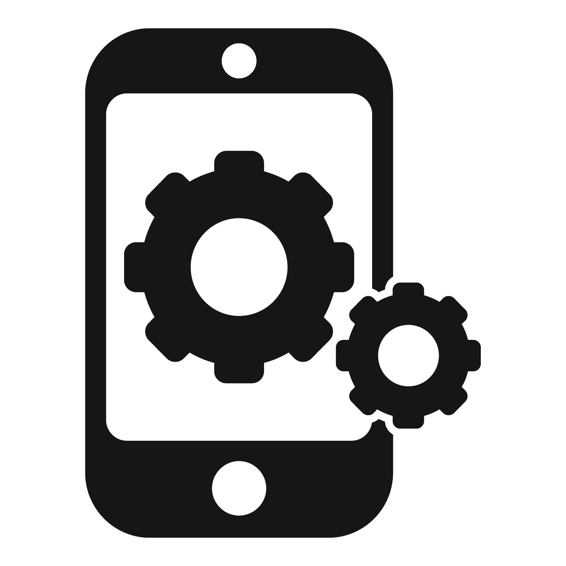 Mobile phone interface icon simple vector. Api support 35141496 Vector ...