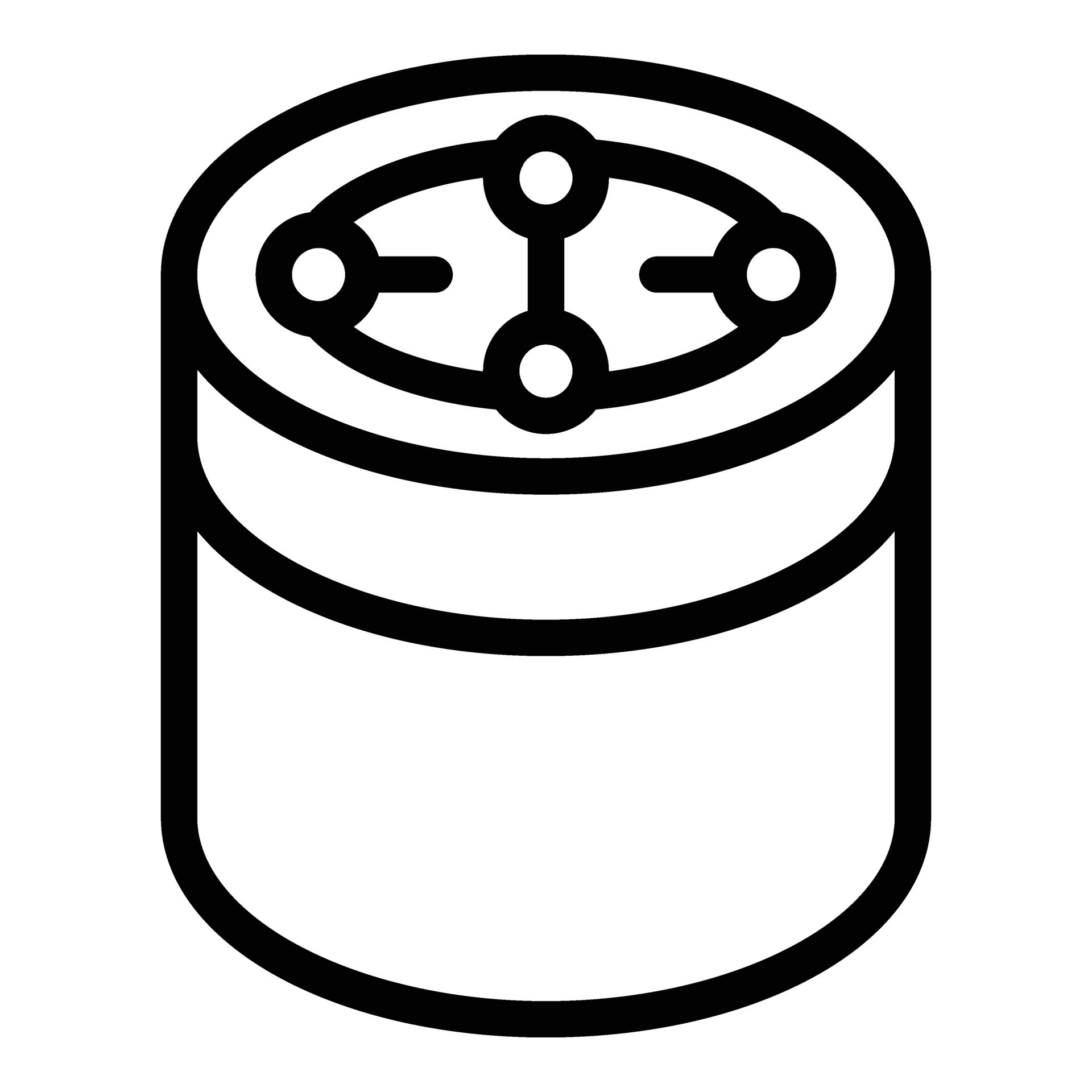 Portable Smart Speaker Icon Outline Vector Voice Command Gadget