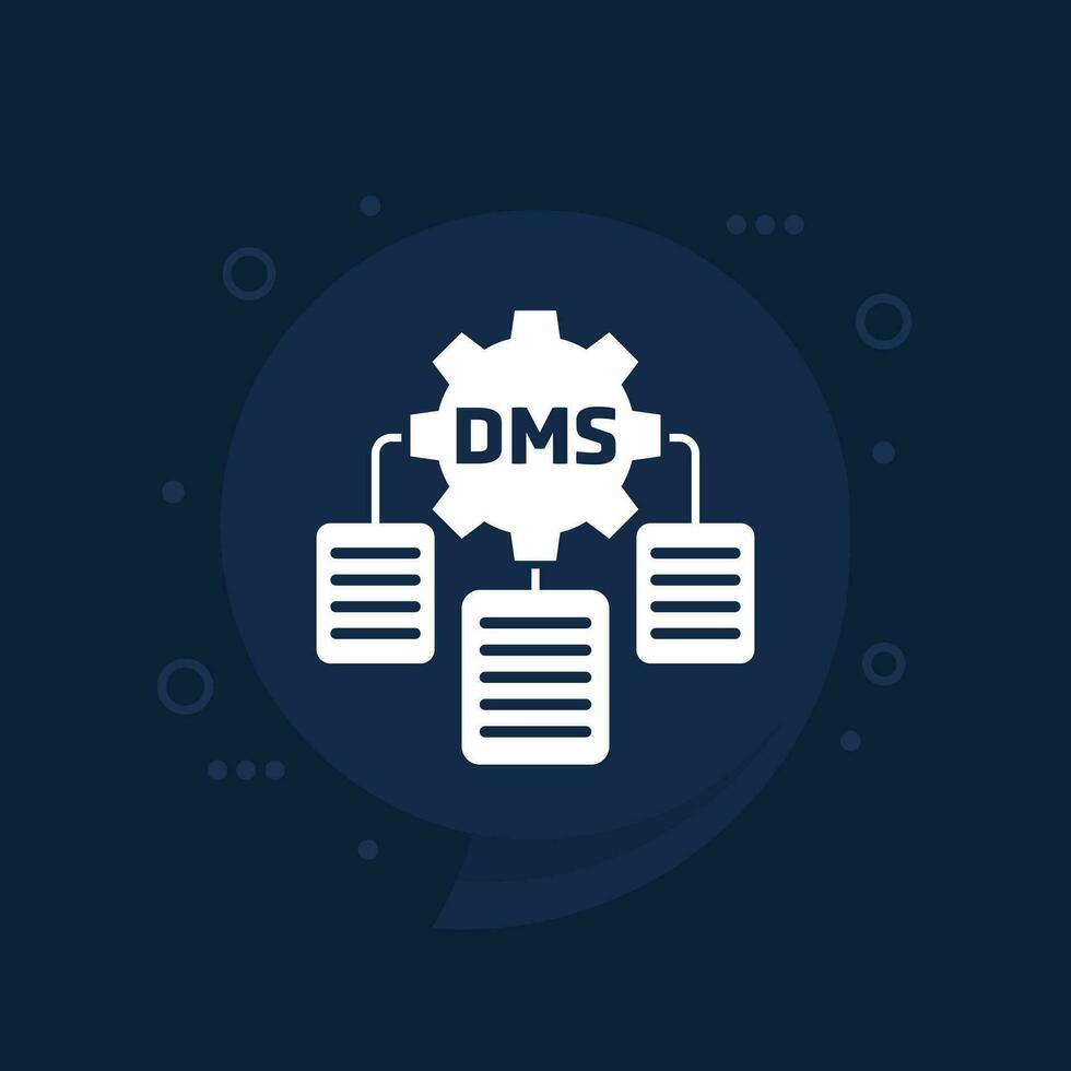 DMS, Document management system icon with gear, vector 35143215 Vector ... DMS, Document management system icon with gear, vector 35143215 Vector ...