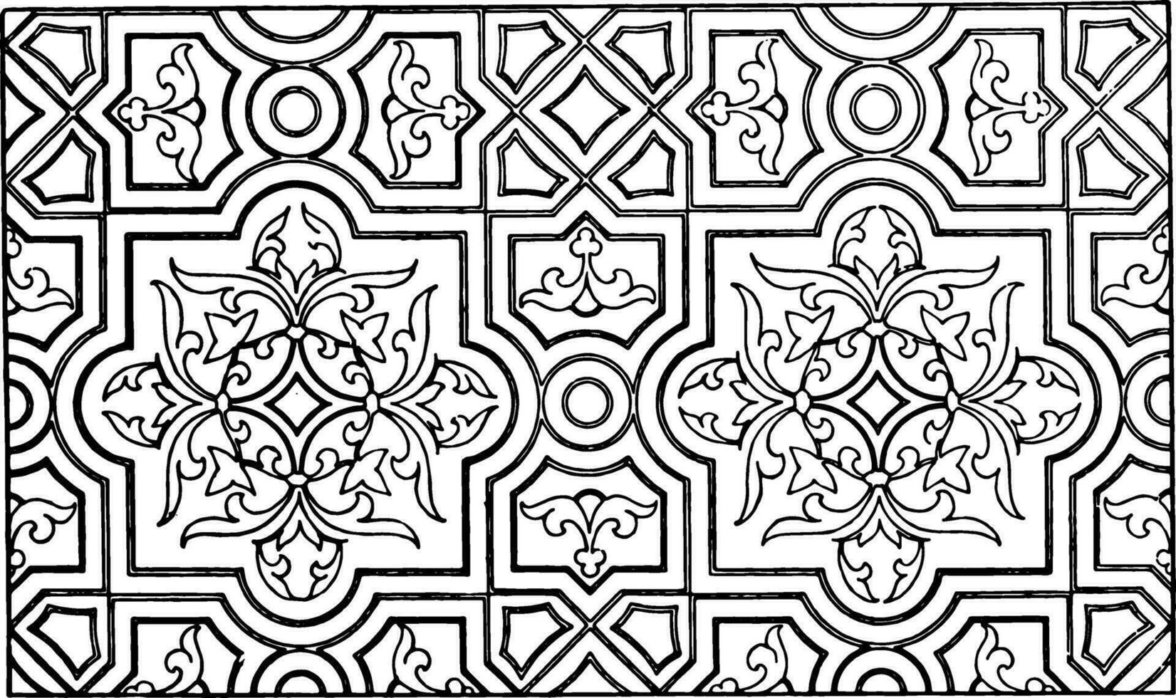 Tessellation Vintage Illustration 35146268 Vector Art At Vecteezy