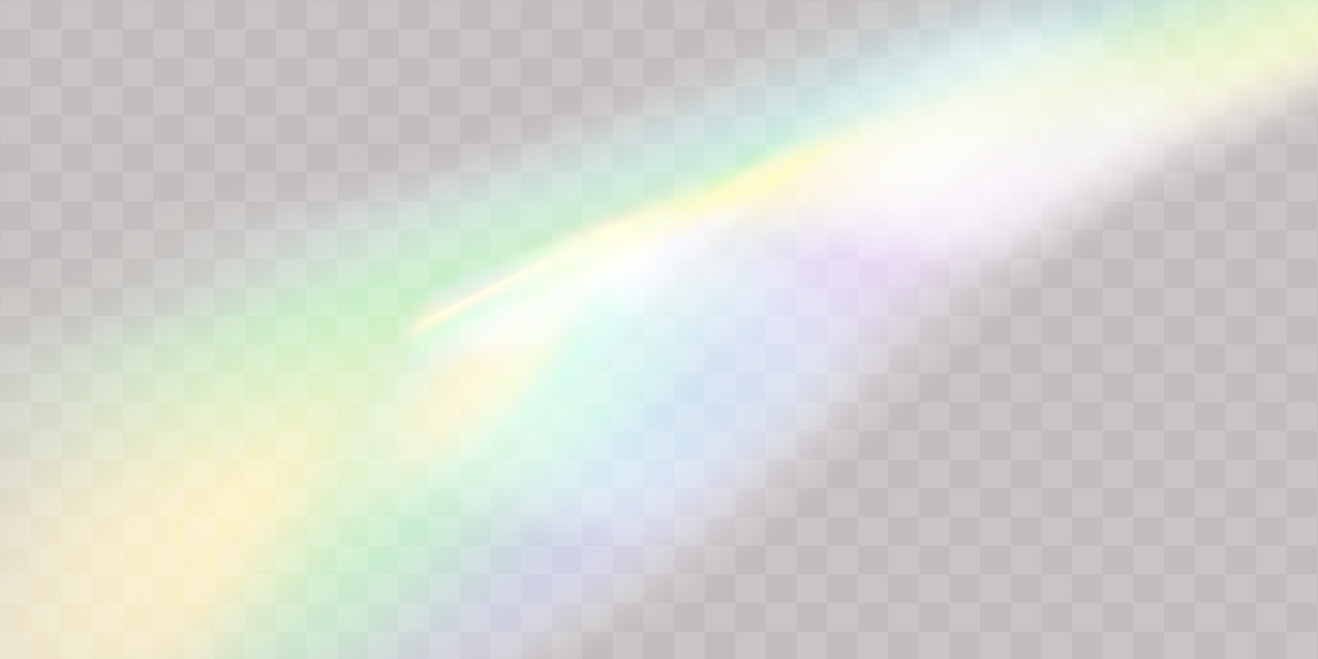 A set of colourful vector lens, crystal rainbow light and flare ...