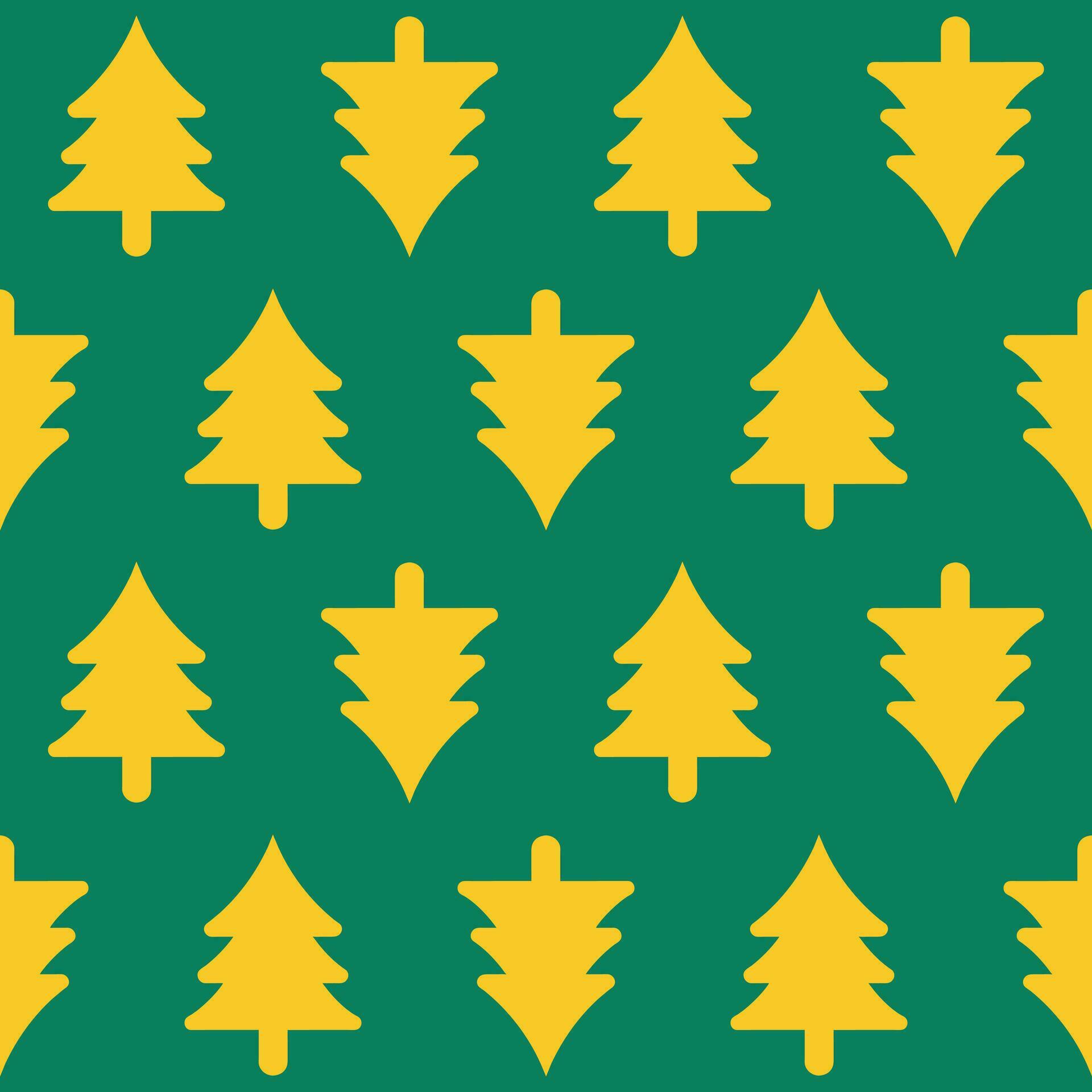 Repeatable vector christmas tree pattern 35153115 Vector Art at Vecteezy