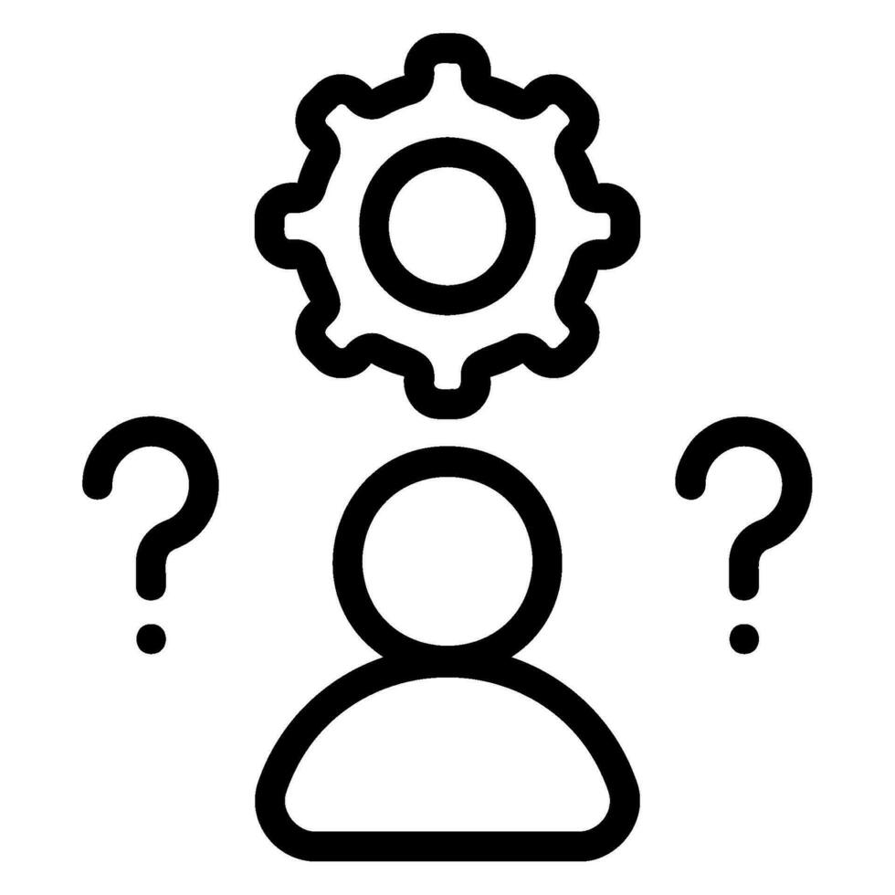 difficulties line icon 35156184 Vector Art at Vecteezy