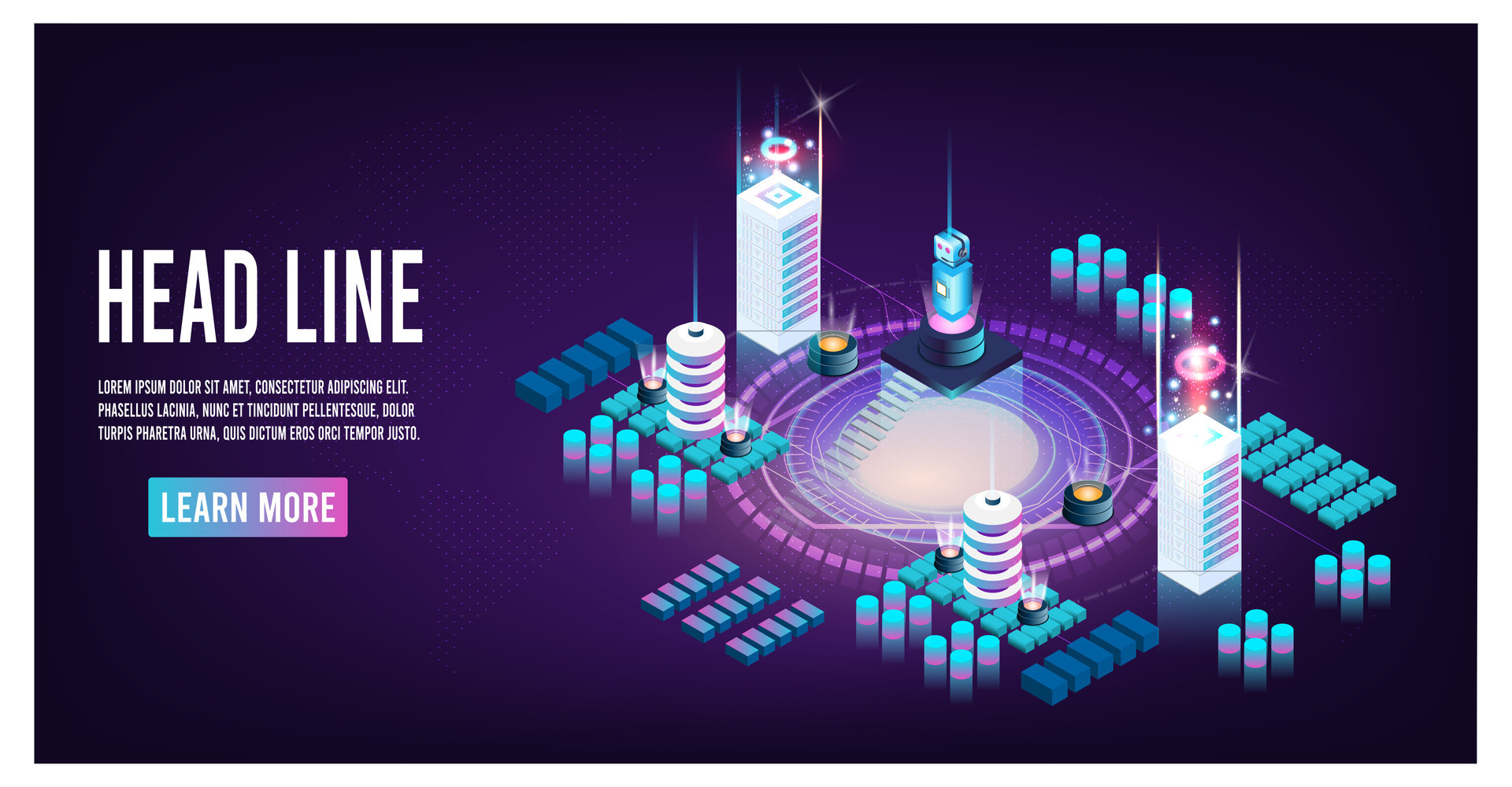 Artificial Intelligence AI concept with Digital Brain future technology ...