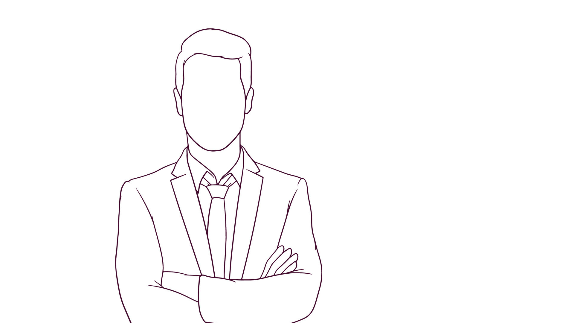 succesfull businessman with crossed arms, hand drawn style vector ... succesfull businessman with crossed arms, hand drawn style vector ...