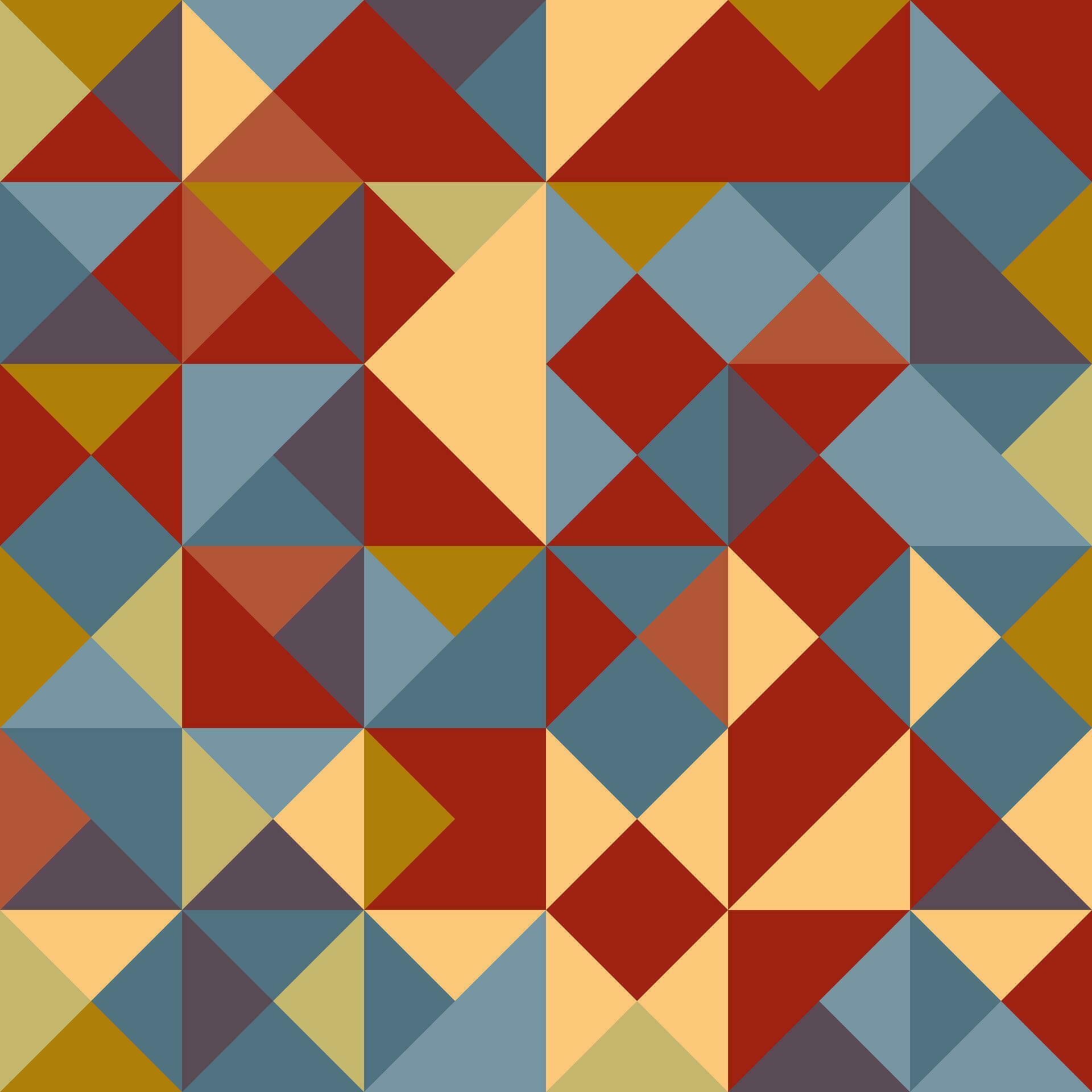 Vector Abstract Geometric Cube And Triangle Angular Colorful Pattern