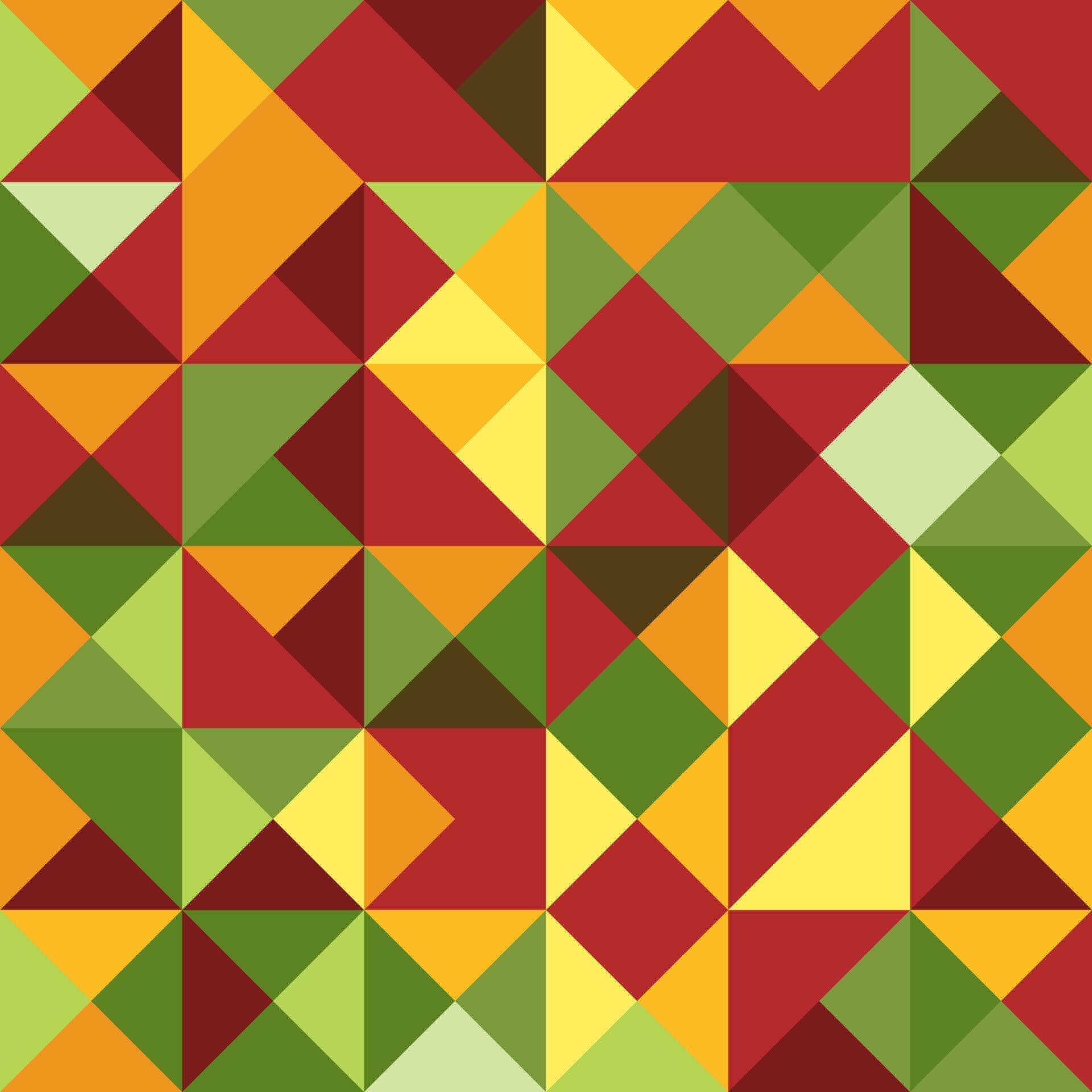 Vector Abstract Geometric Cube And Triangle Angular Colorful Pattern