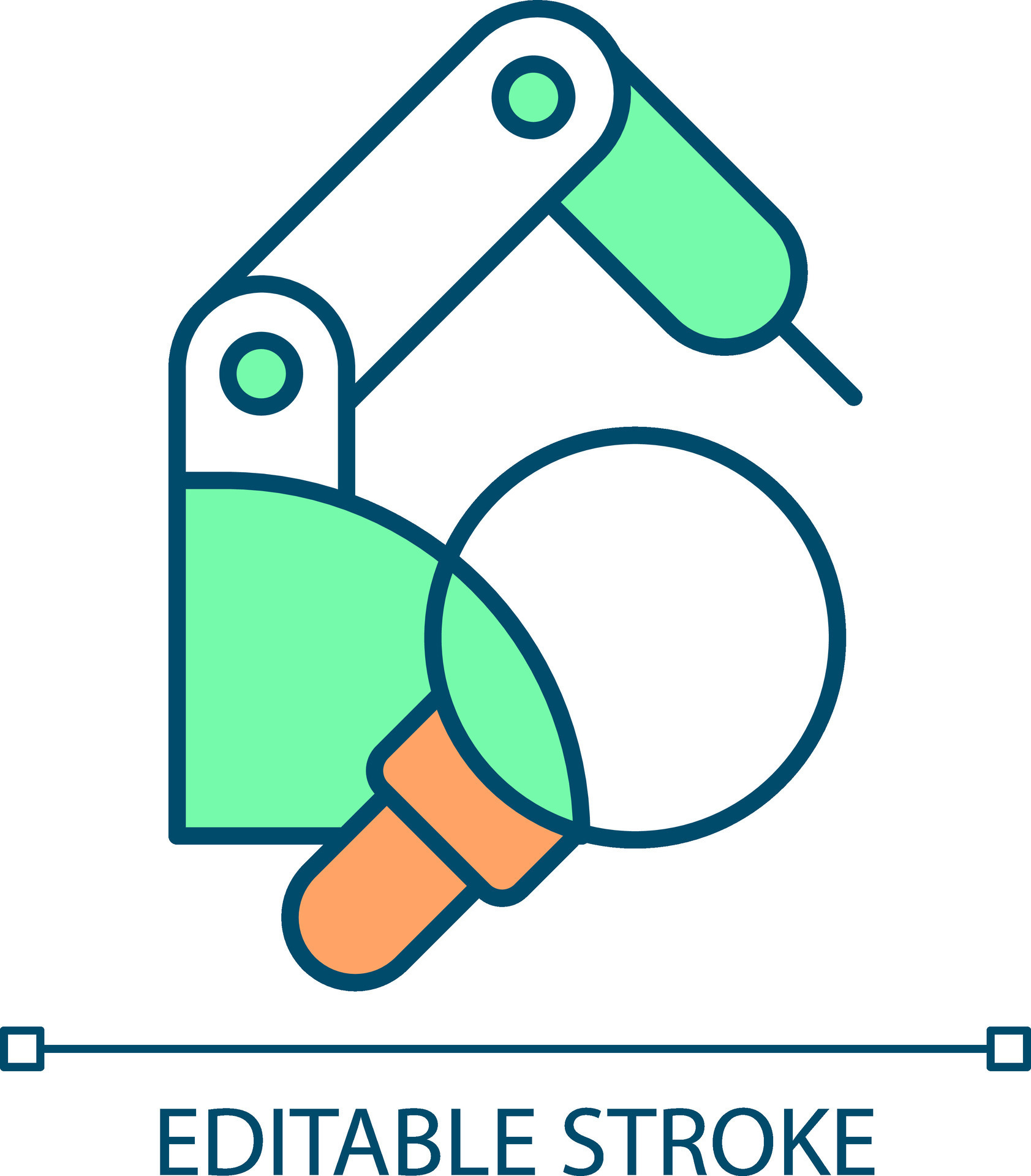 2D editable preventive maintenance icon representing predictive ... 2D editable preventive maintenance icon representing predictive ...