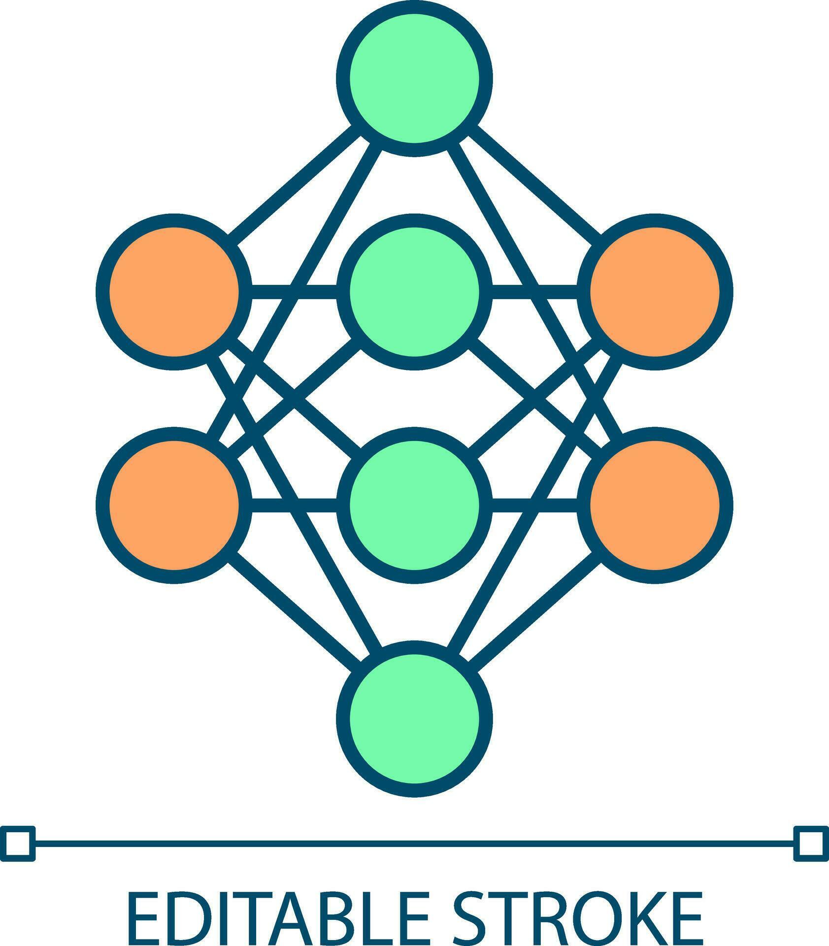 2d Editable Anomaly Detection Icon Representing Predictive Maintenance