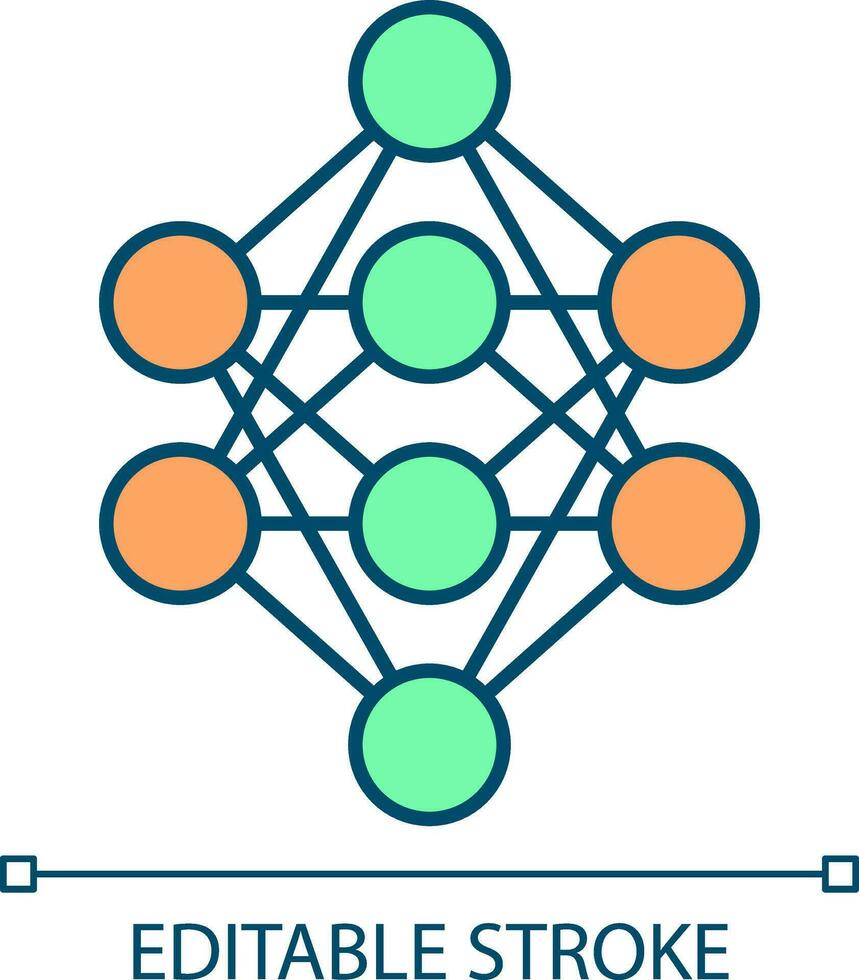 2d Editable Anomaly Detection Icon Representing Predictive Maintenance