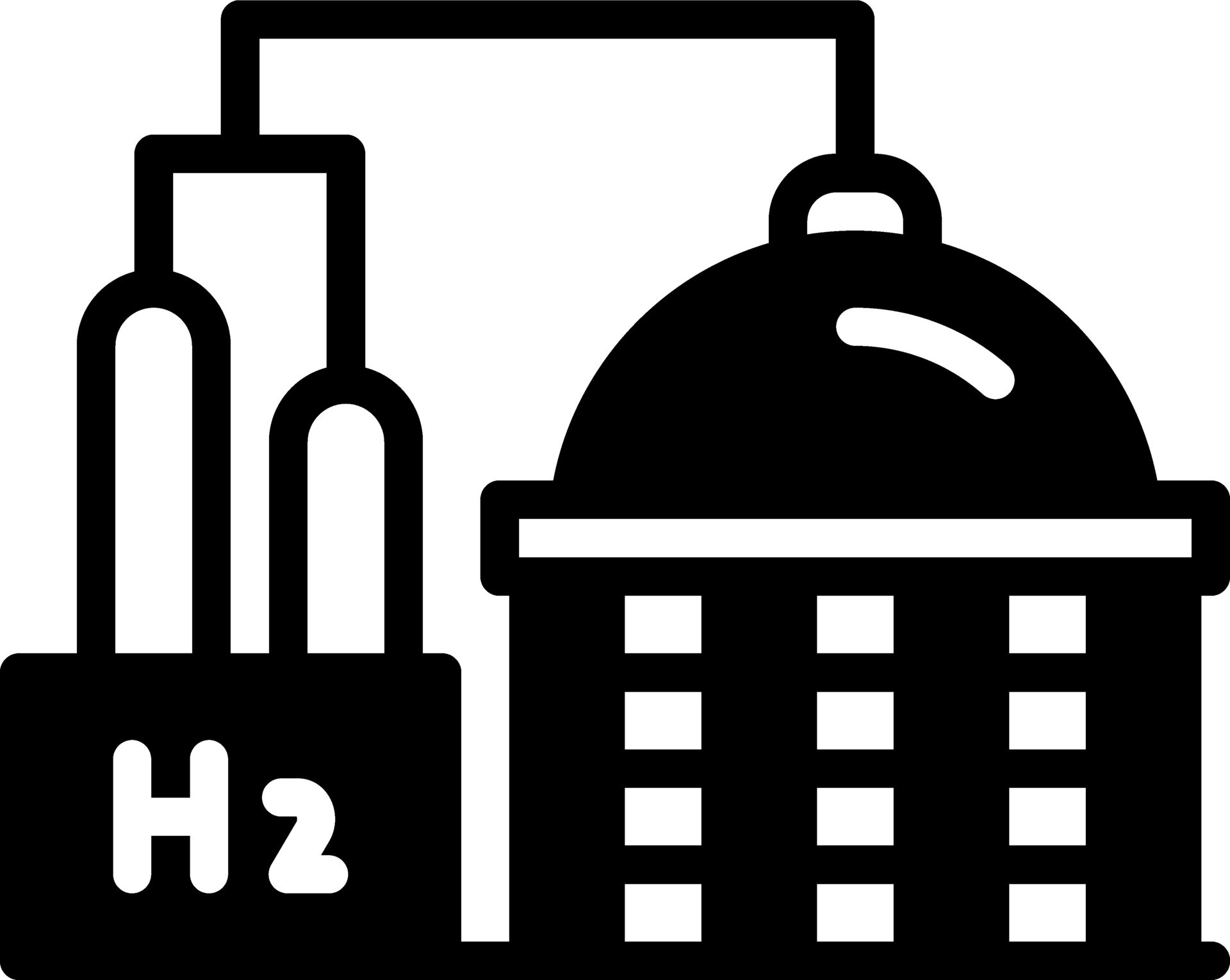 solid icon for hydrogen 35167331 Vector Art at Vecteezy