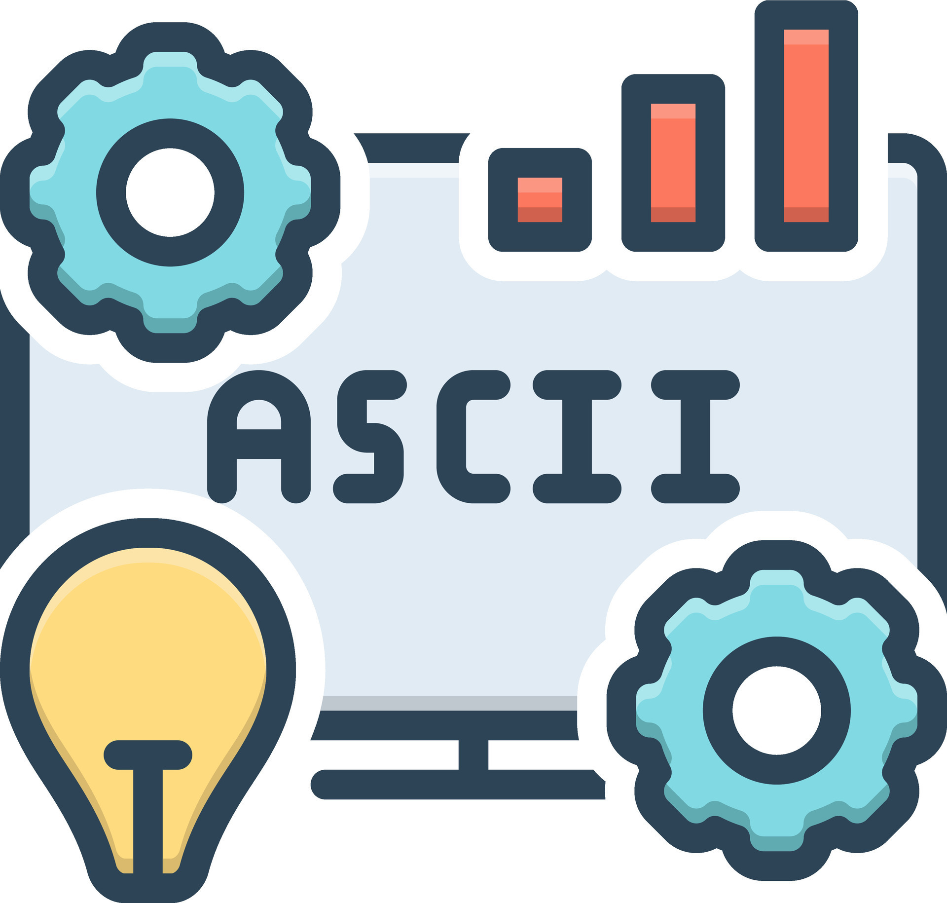 color icon for ascii 35167605 Vector Art at Vecteezy