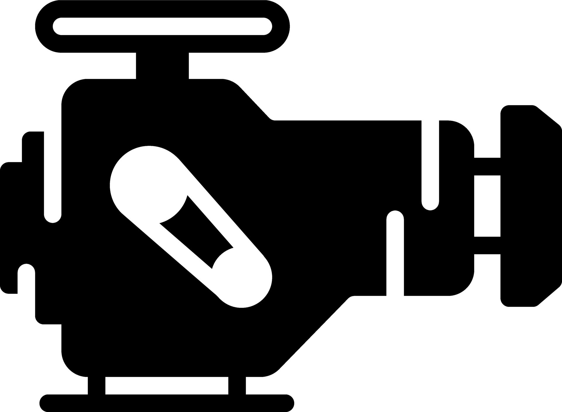 solid icon for engine 35167634 Vector Art at Vecteezy