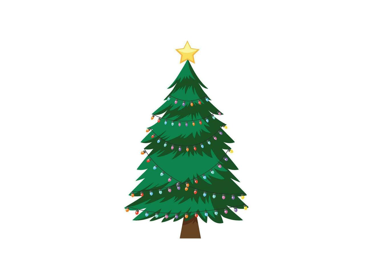 Christmas Tree Vector 35171463 Vector Art at Vecteezy