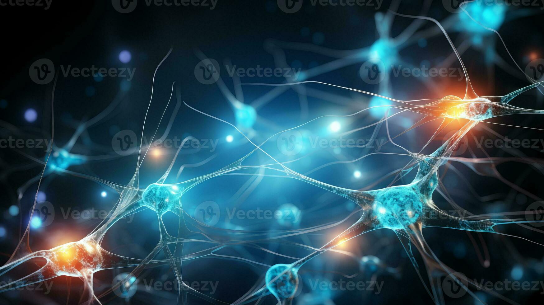 Ai Generated Connectivity Among Cerebral Neurons Cognitive Function