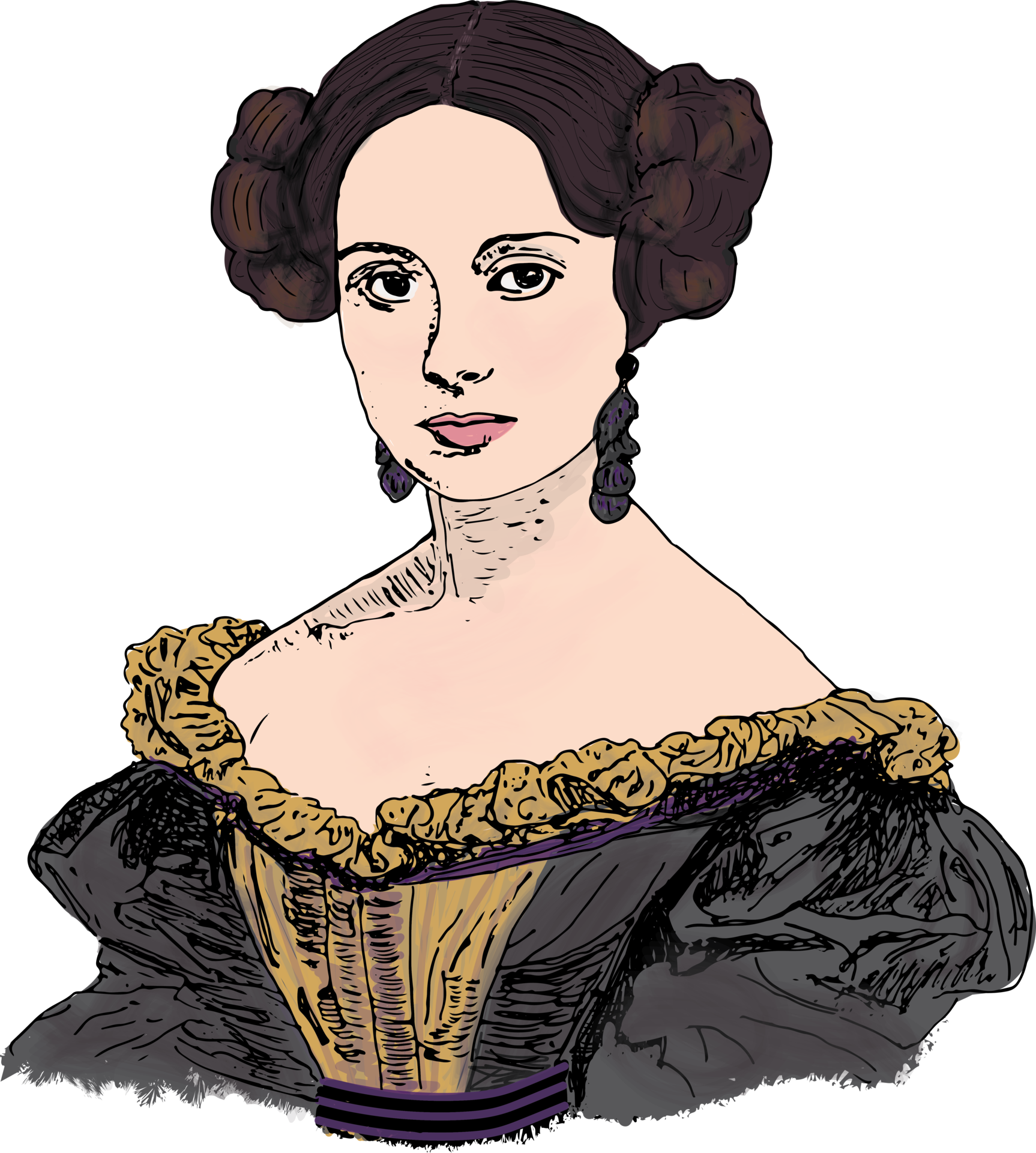 Portrait of Ada King, Countess Lovelace 1815 to 1852 35174036 PNG Portrait of Ada King, Countess Lovelace 1815 to 1852 35174036 PNG