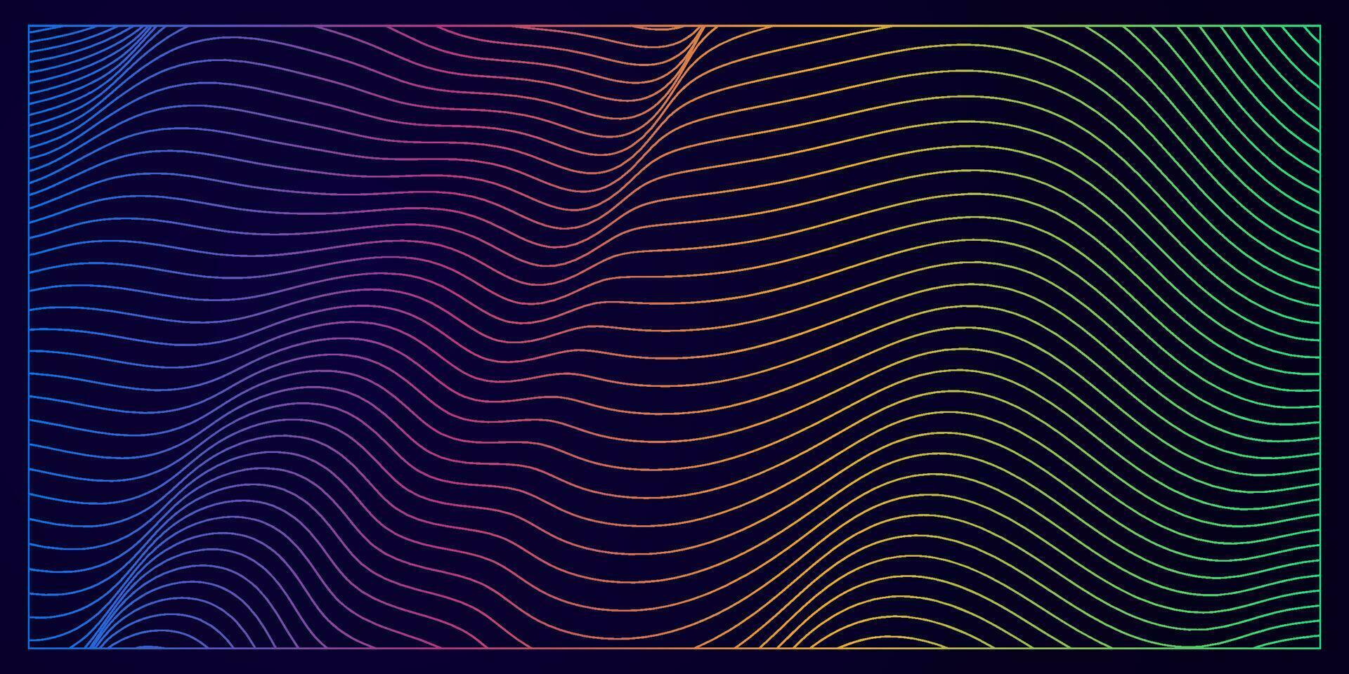 abstract background with colorful wavy lines 35179185 Vector Art at ...