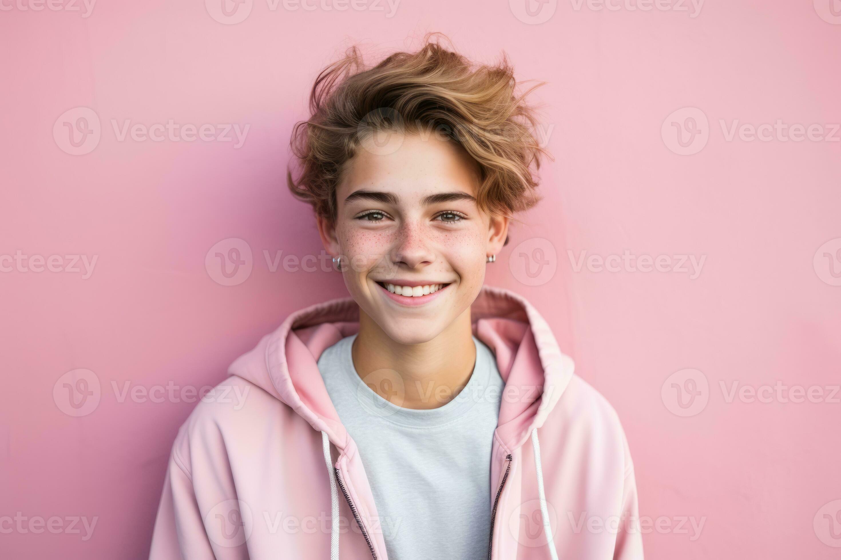 AI Generated Man youth person student smile casual expression teenage ...