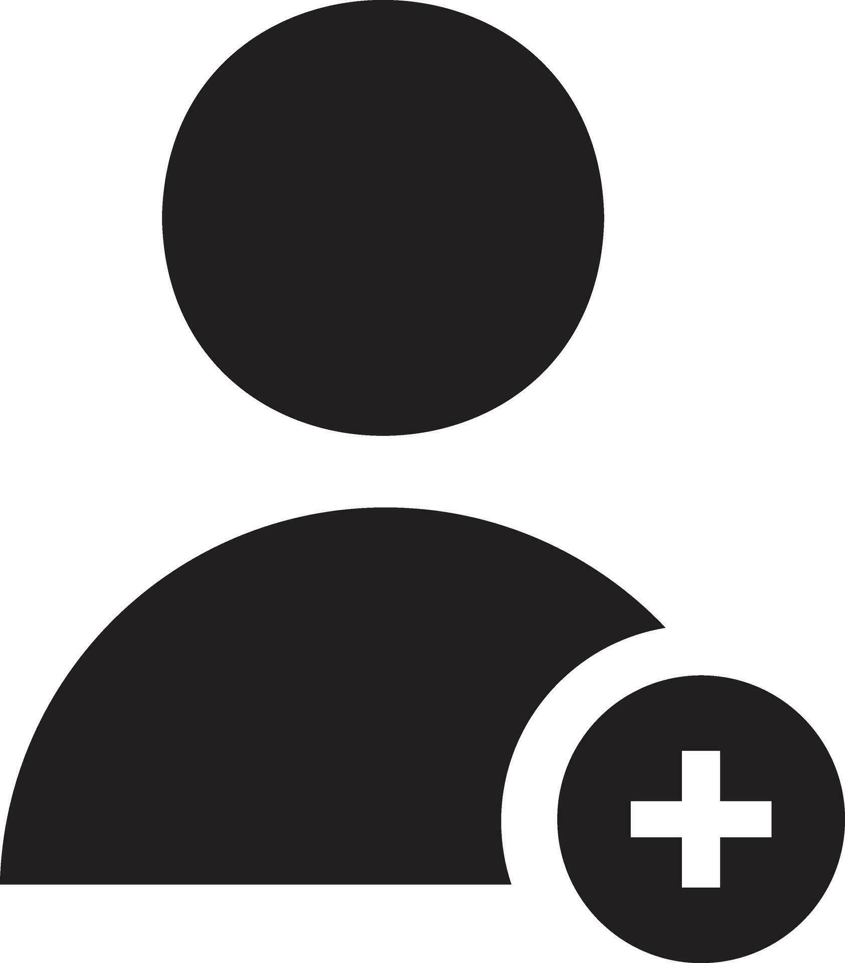 Add new user icon vector male person profile avatar with plus symbol ... Add new user icon vector male person profile avatar with plus symbol ...