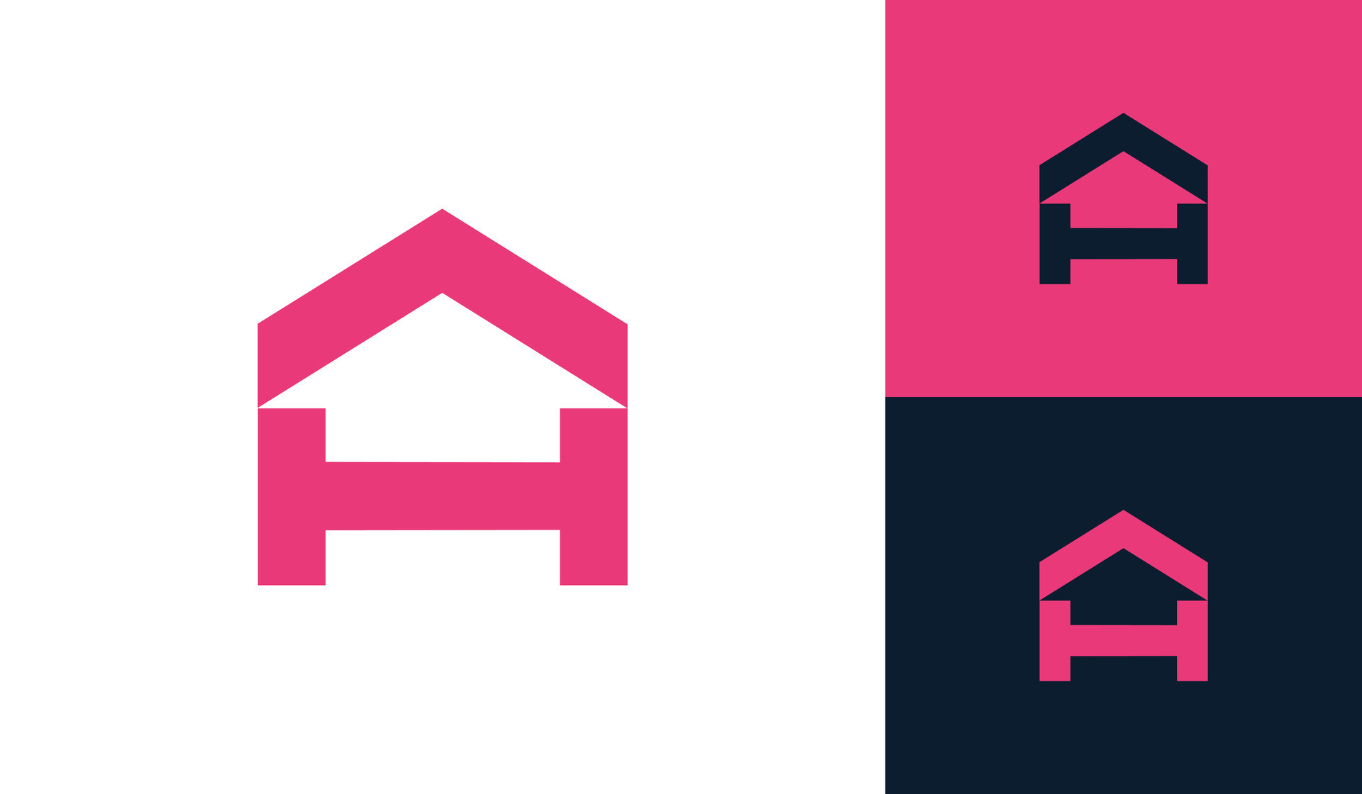 Letter H house logo design 35192755 Vector Art at Vecteezy