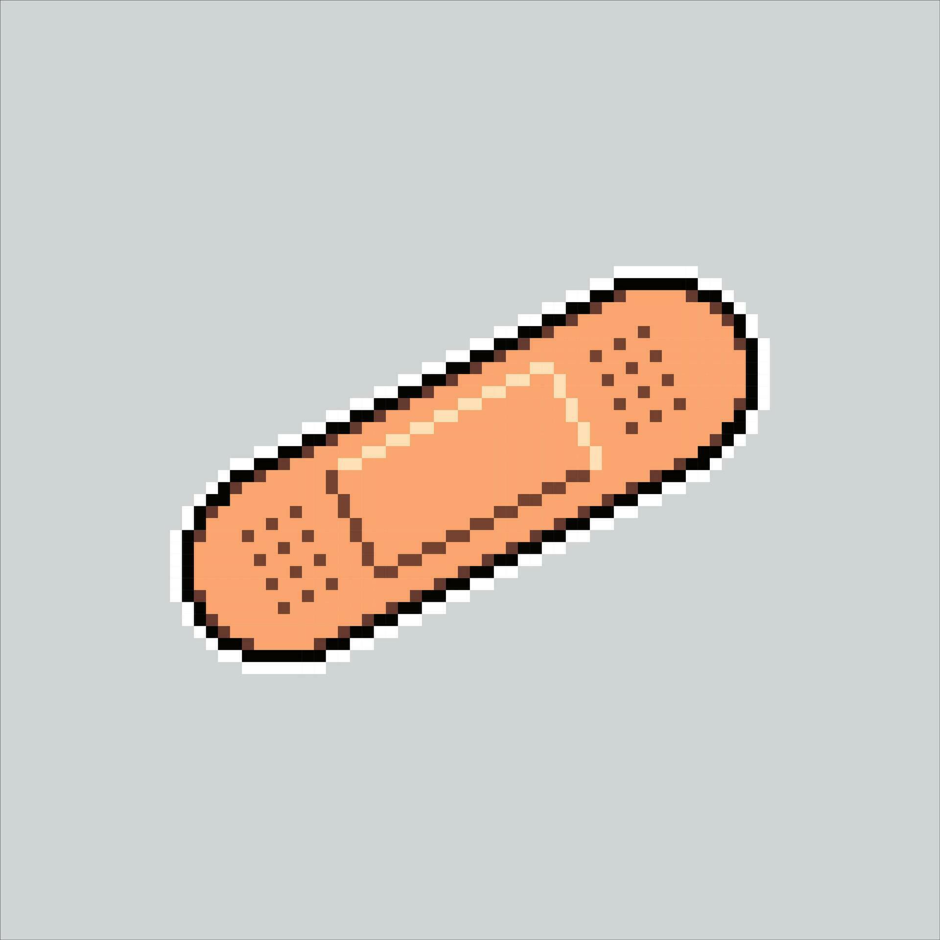 Pixel art illustration patch. Pixelated bandage. Medical Patch Bandage for aid pixelated for the ...