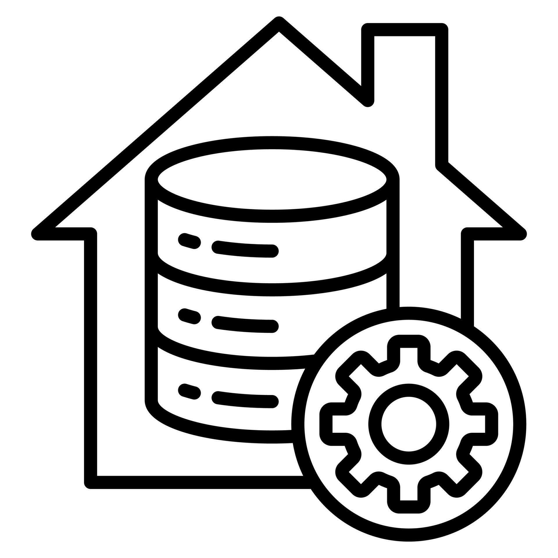 Data Warehouse Architecture icon line vector illustration 35193476 ...