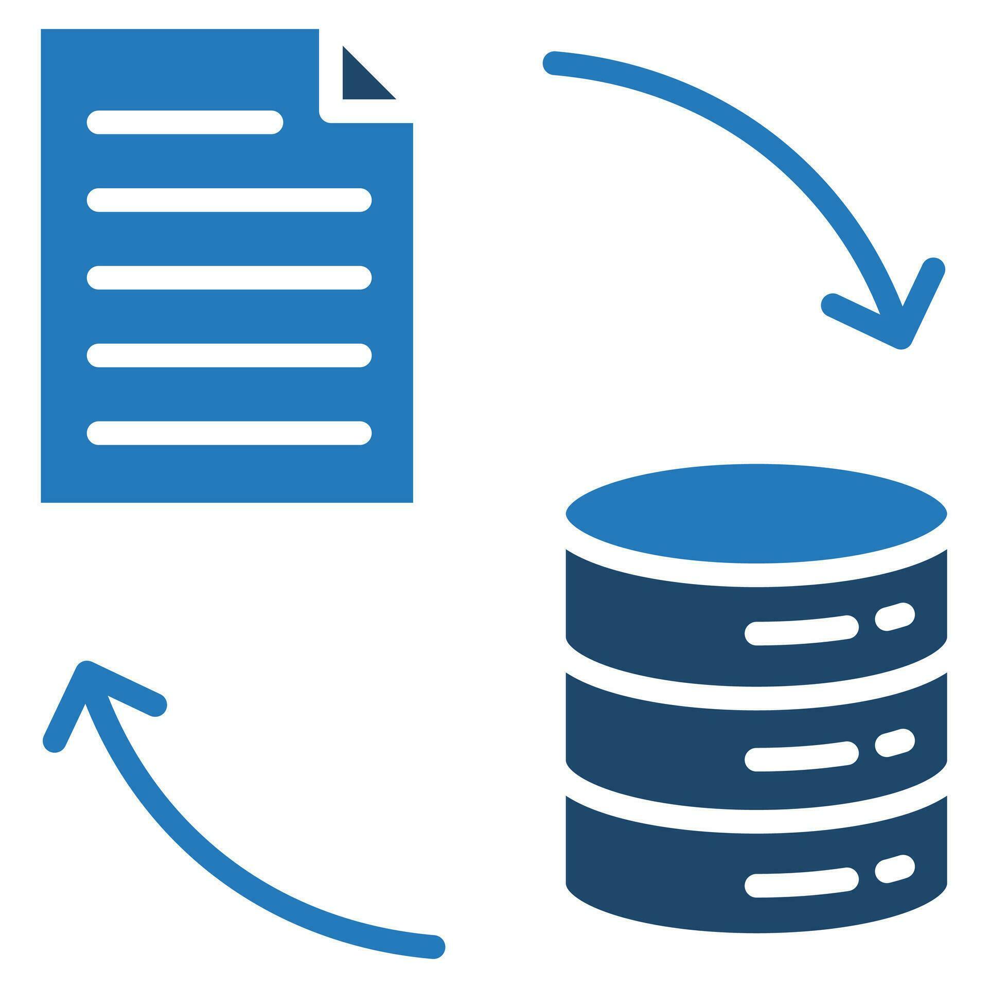 Data Transformation Icon Line Vector Illustration 35193514 Vector Art